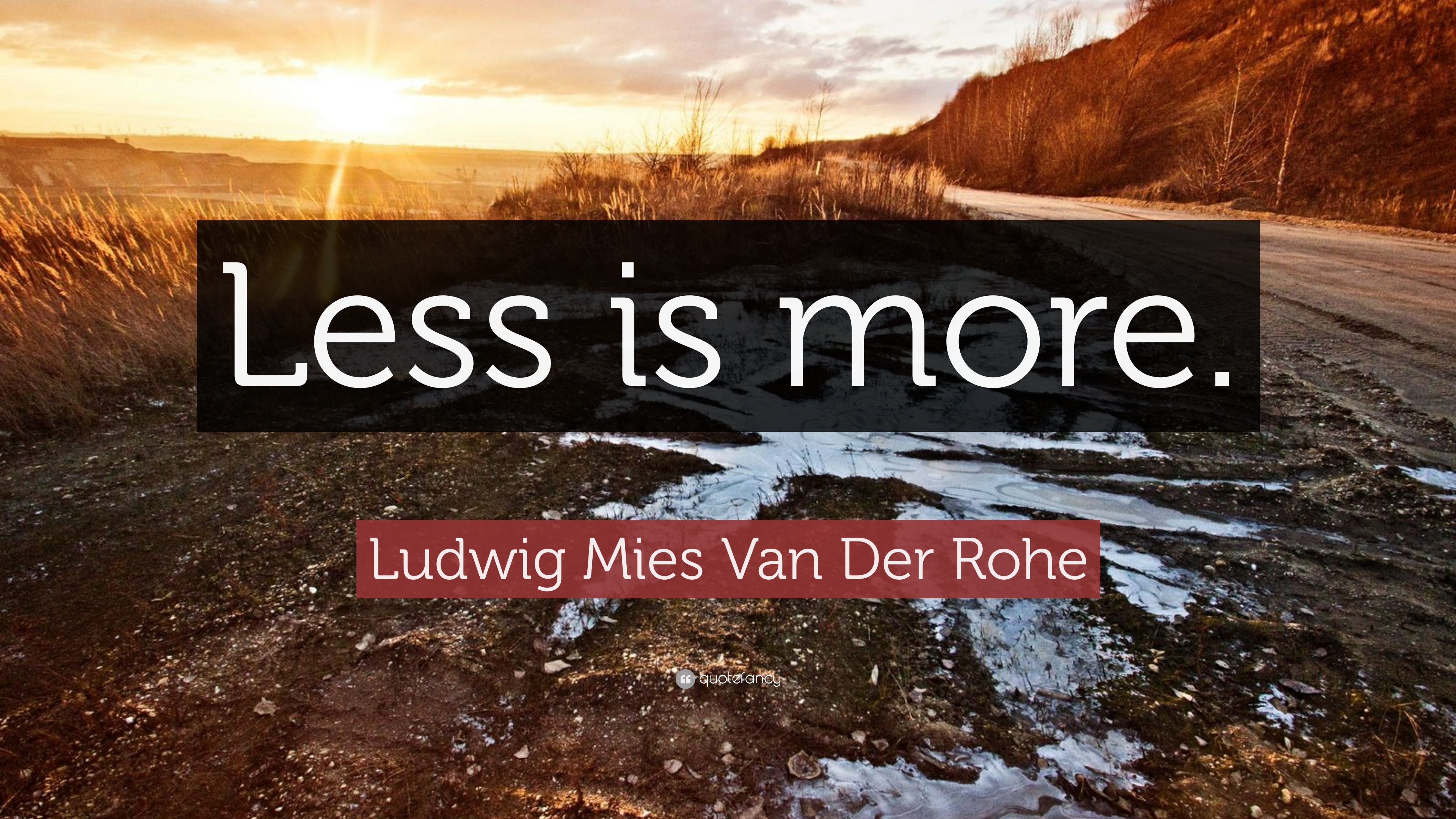 Ludwig Mies Van Der Rohe Quote: “Less is more.”