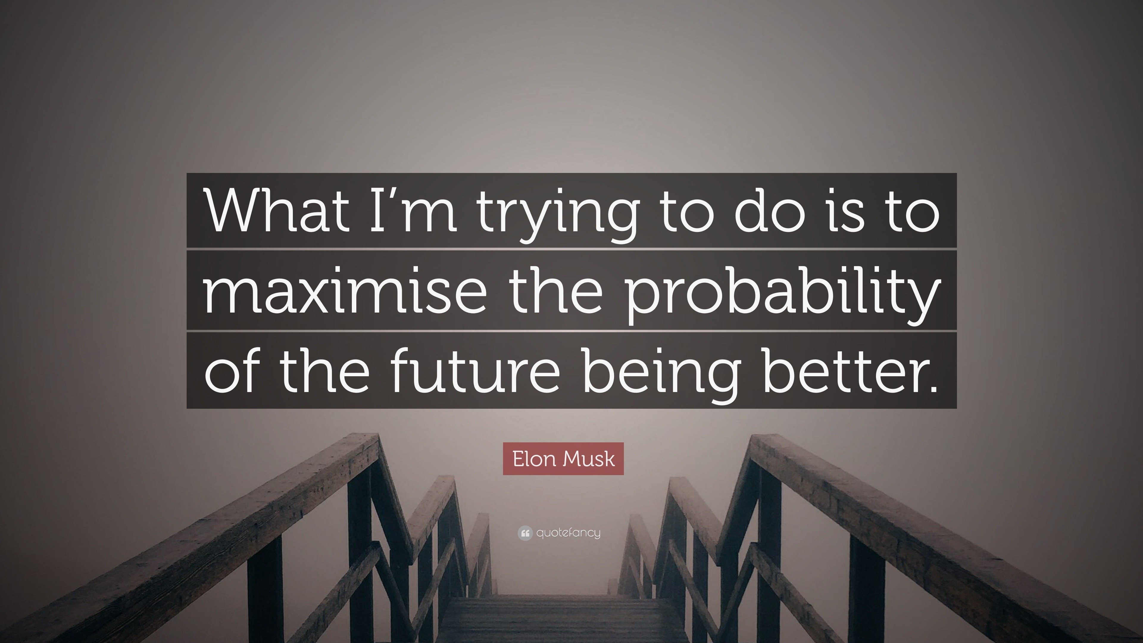 Elon Musk Quote: “What I’m trying to do is to maximise the probability ...