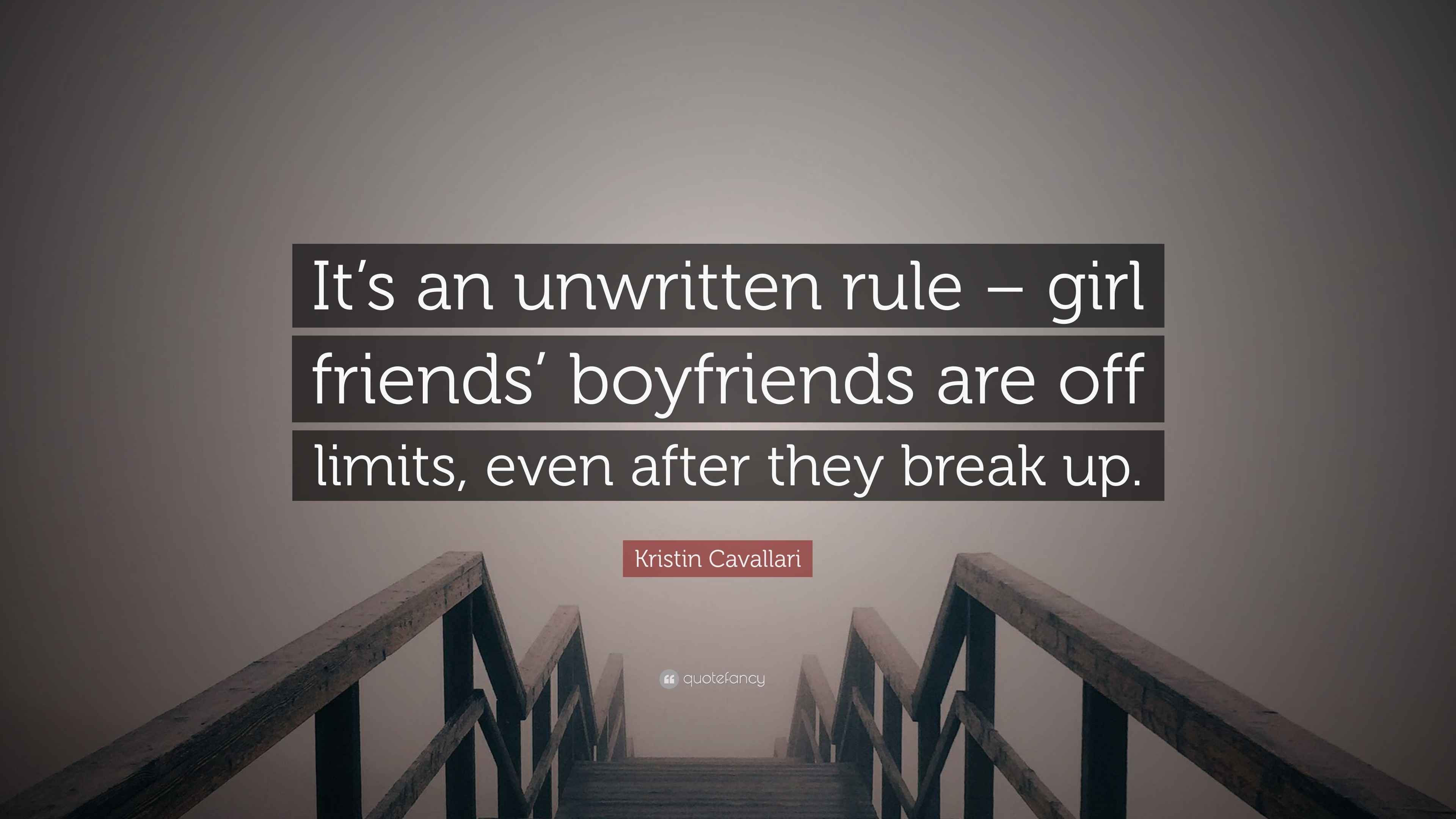 Kristin Cavallari Quote: “It’s an unwritten rule – girl friends ...