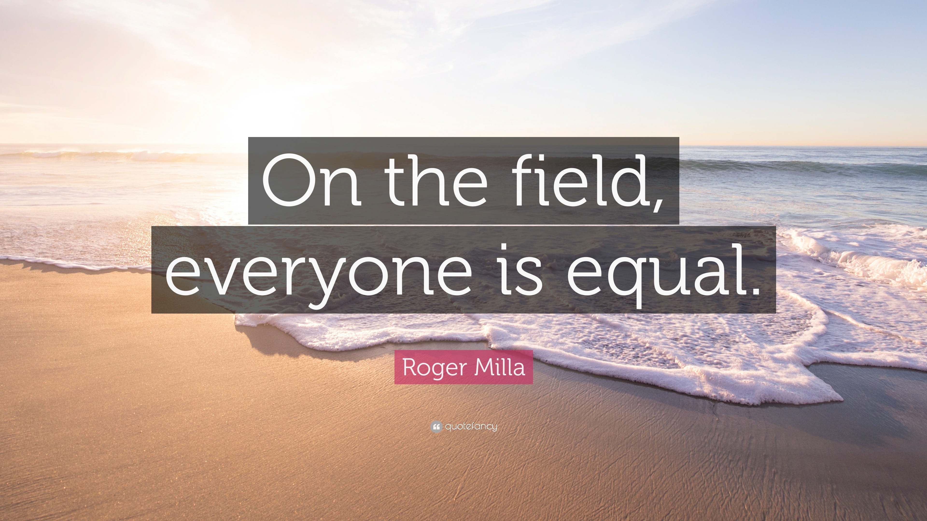 Roger Milla Quote: “On the field, everyone is equal.”