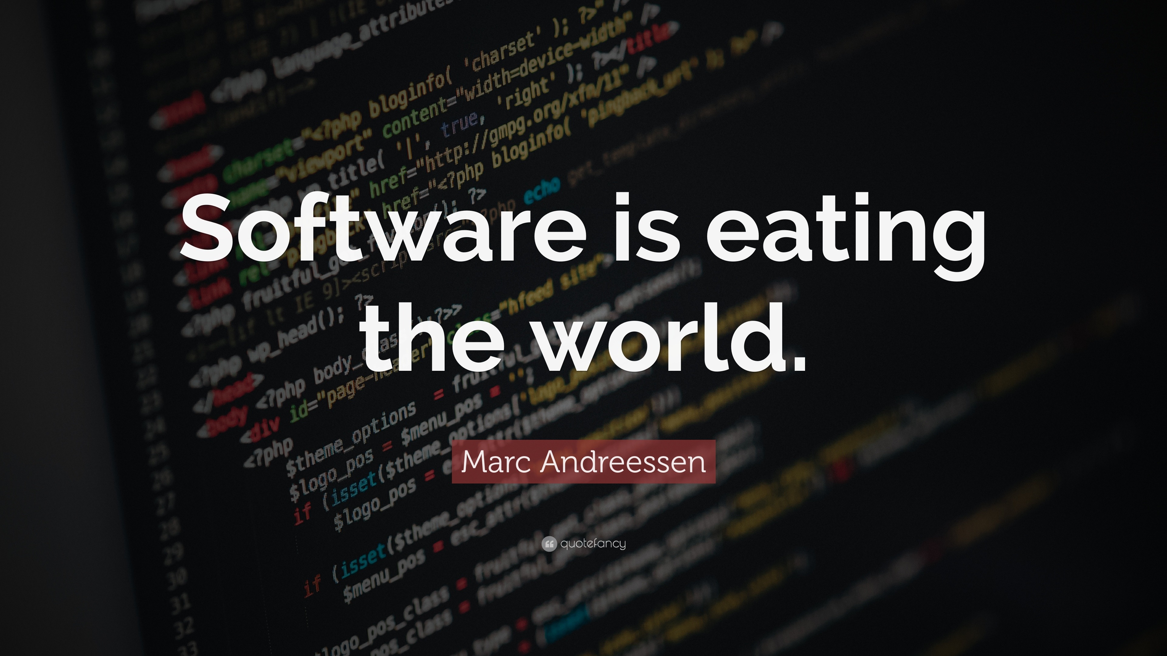 Marc Andreessen Quote: “Software is eating the world.”