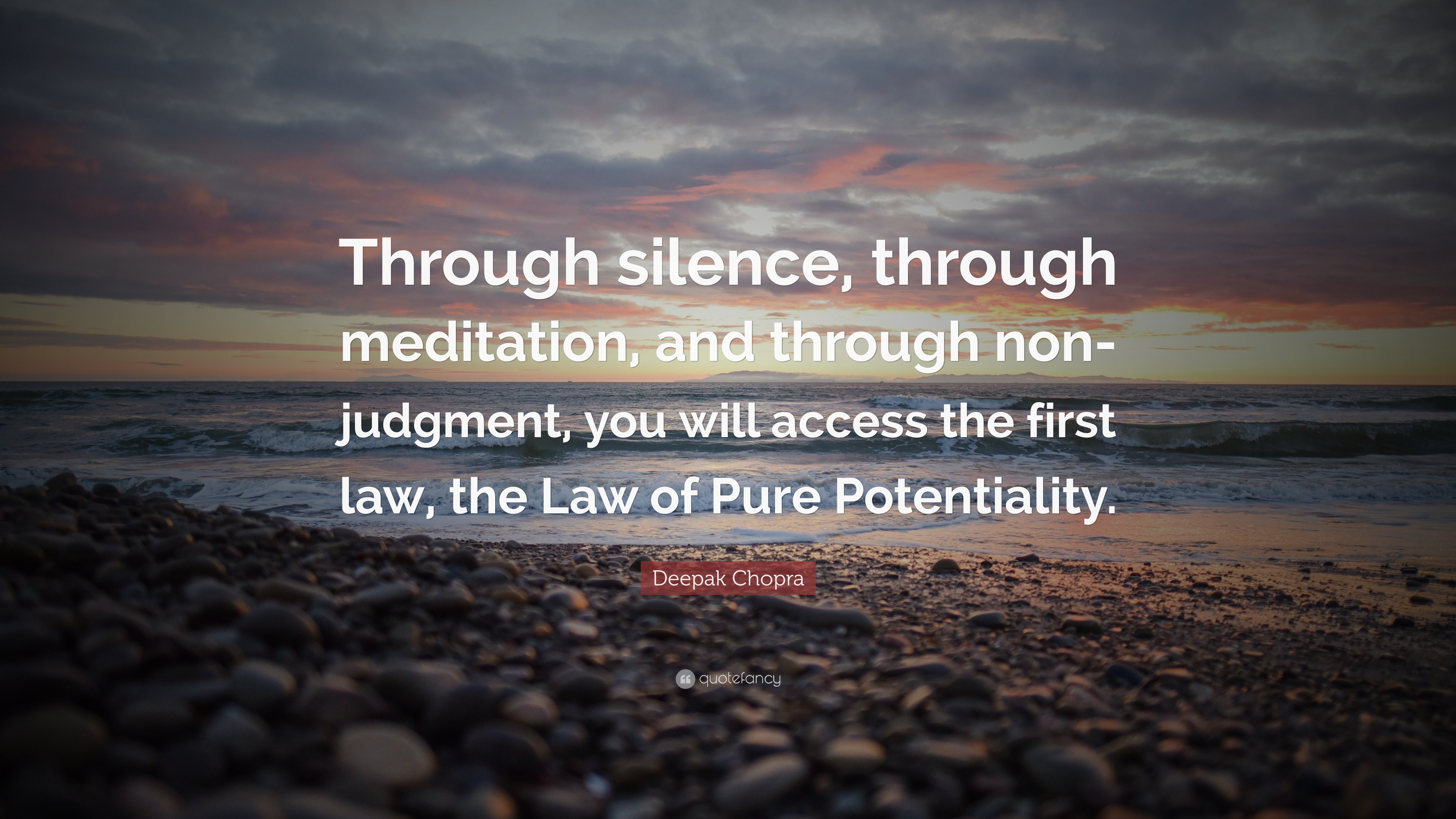 Deepak Chopra Quote: “Through silence, through meditation, and through ...