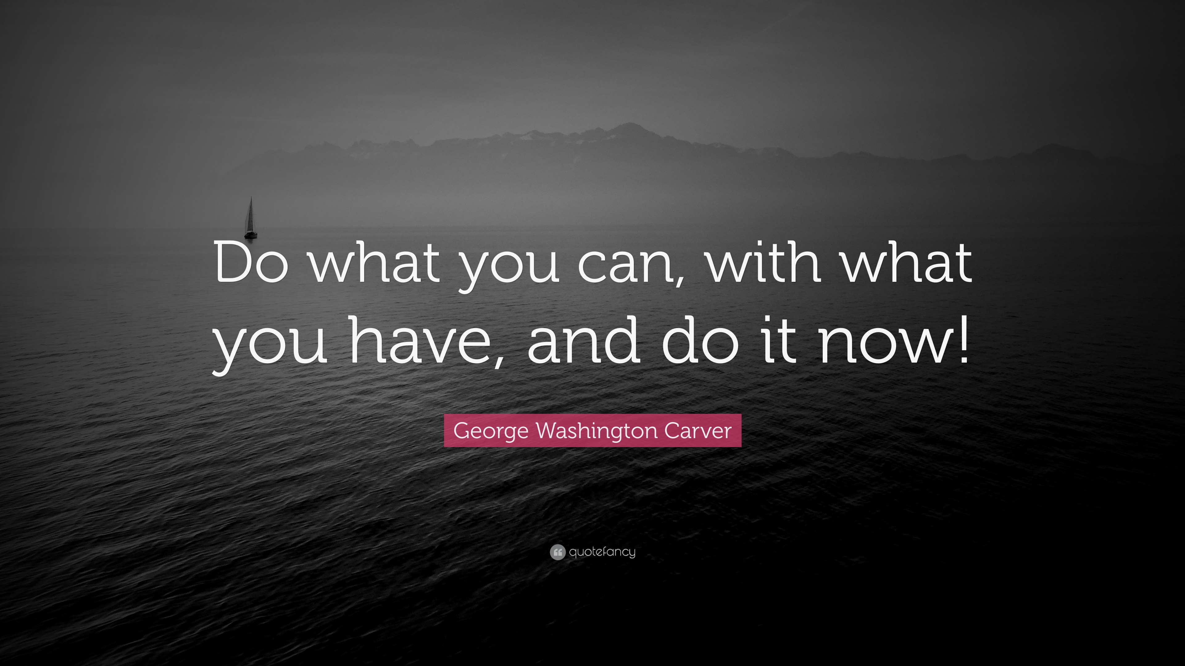 George Washington Carver Quote: “Do what you can, with what you have ...