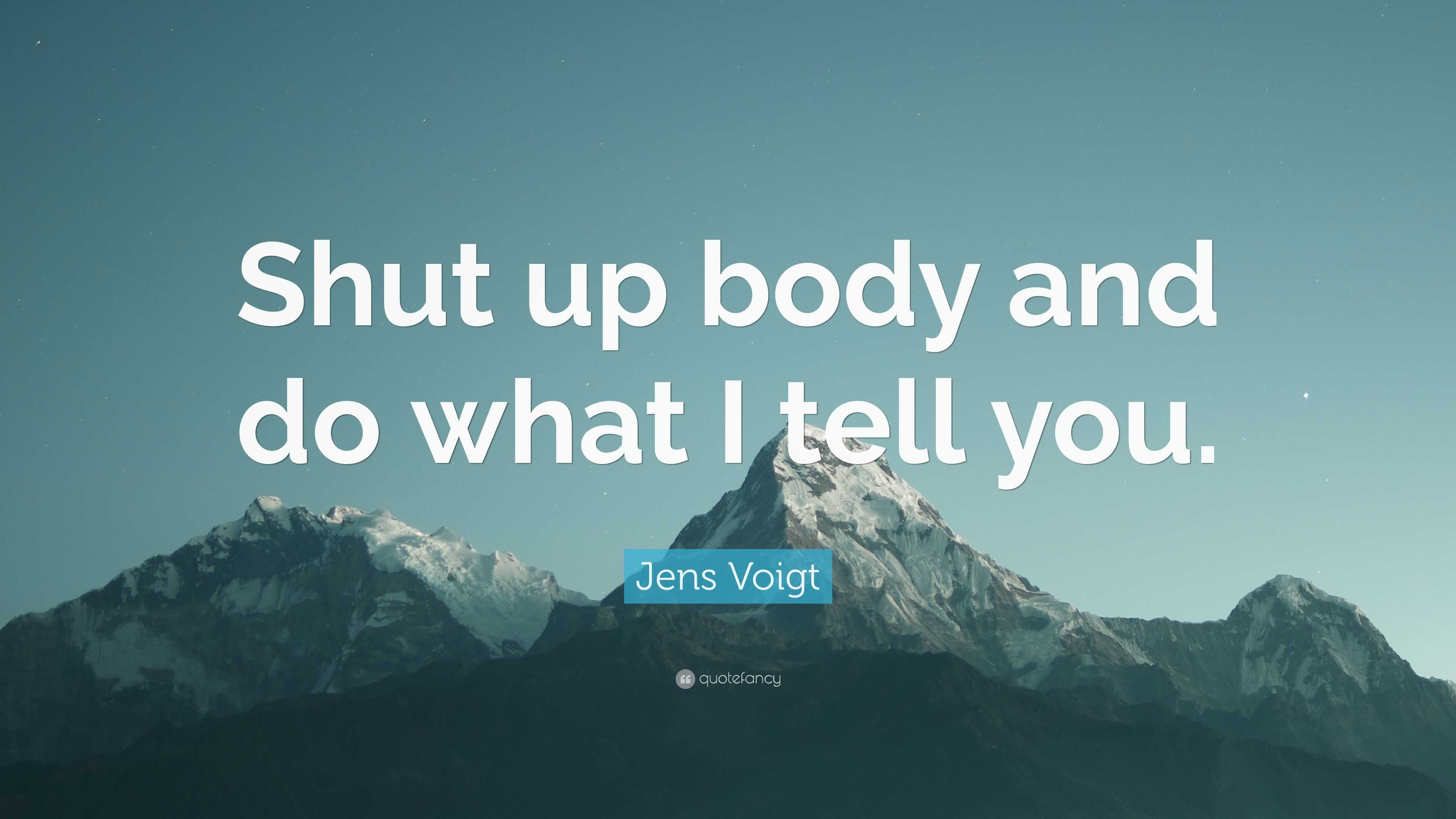 Jens Voigt Quote: “Shut up body and do what I tell you.”