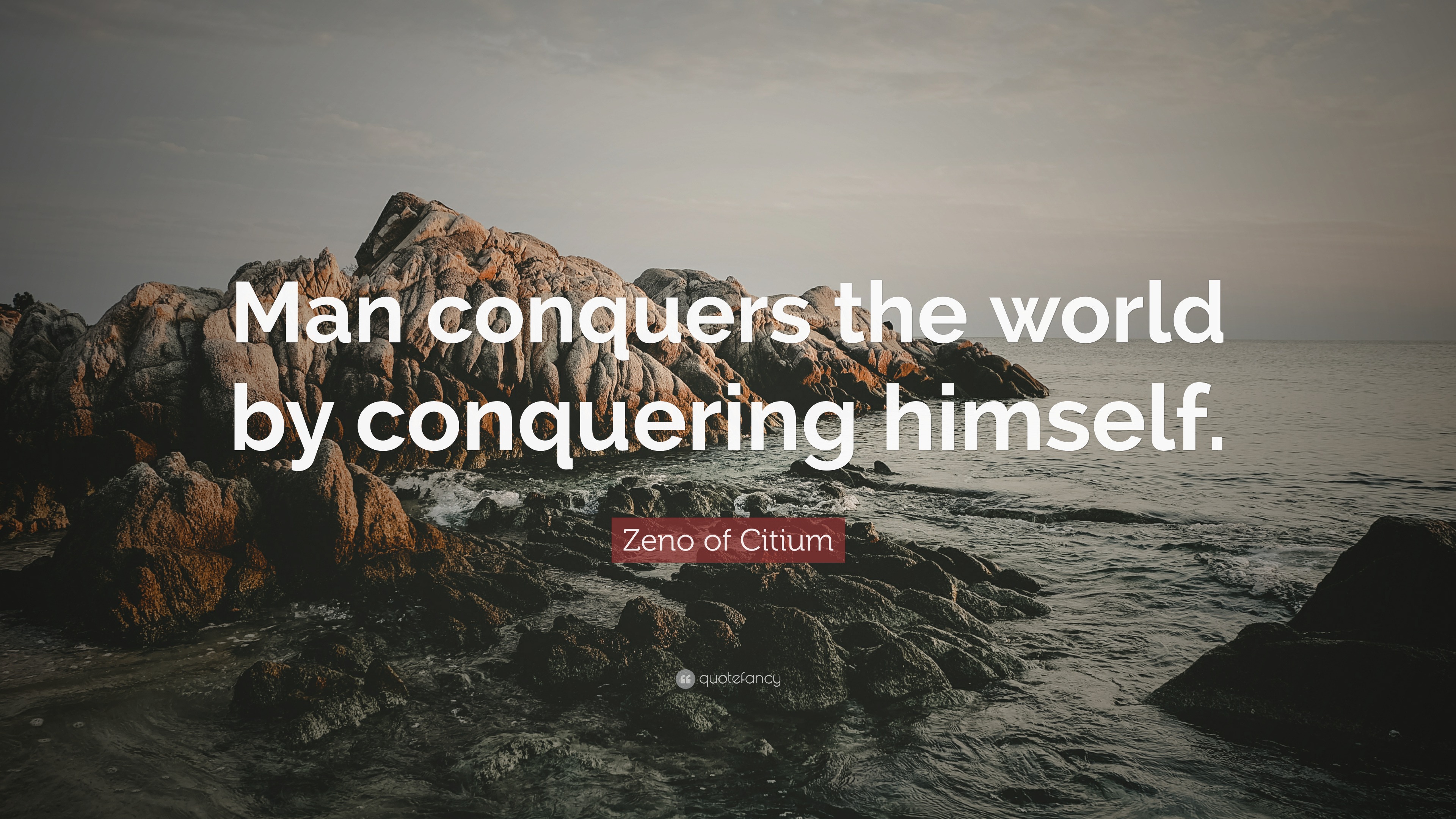 Zeno of Citium Quote: “Man conquers the world by conquering himself.”