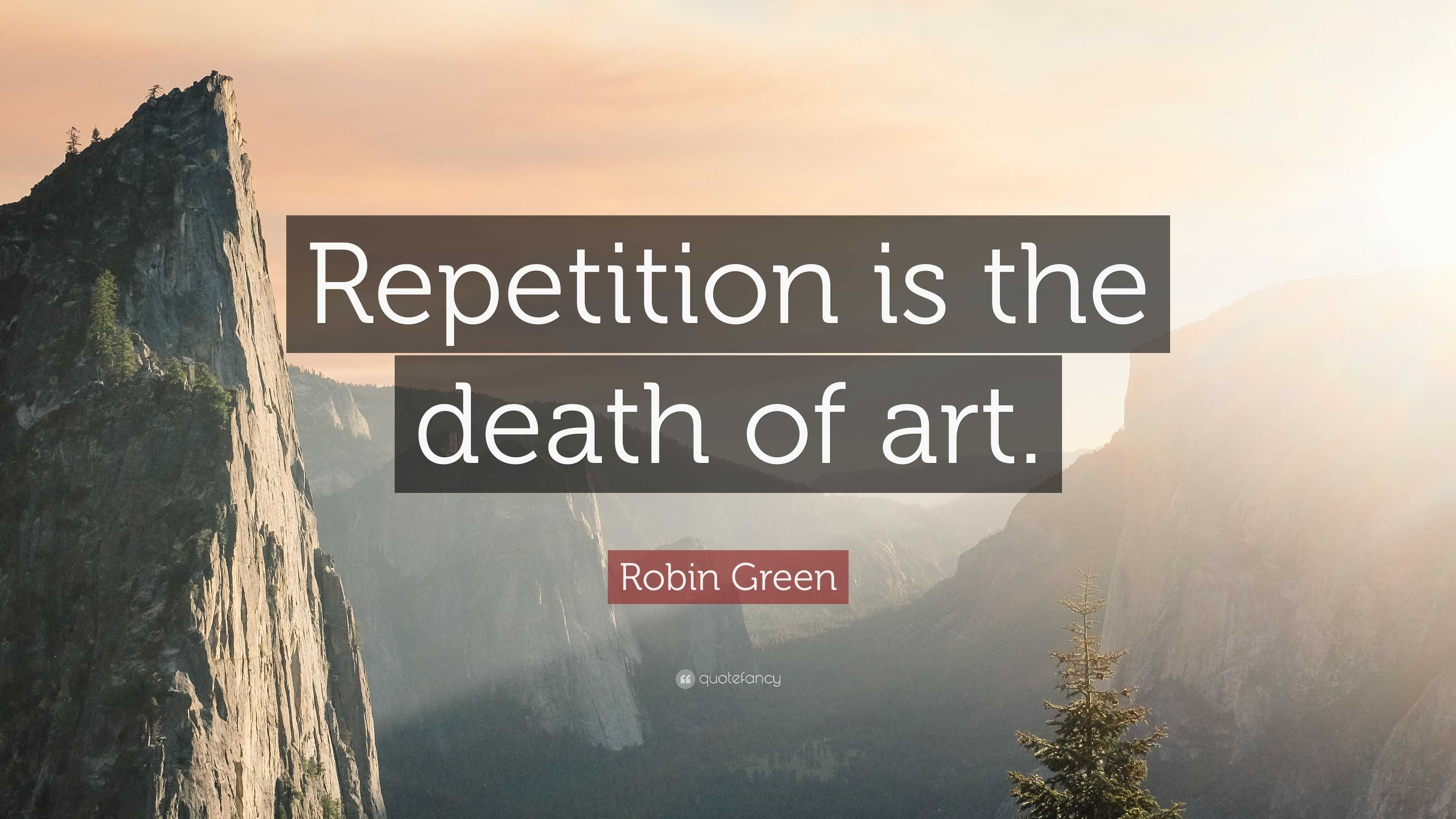Art Repetition Quotes