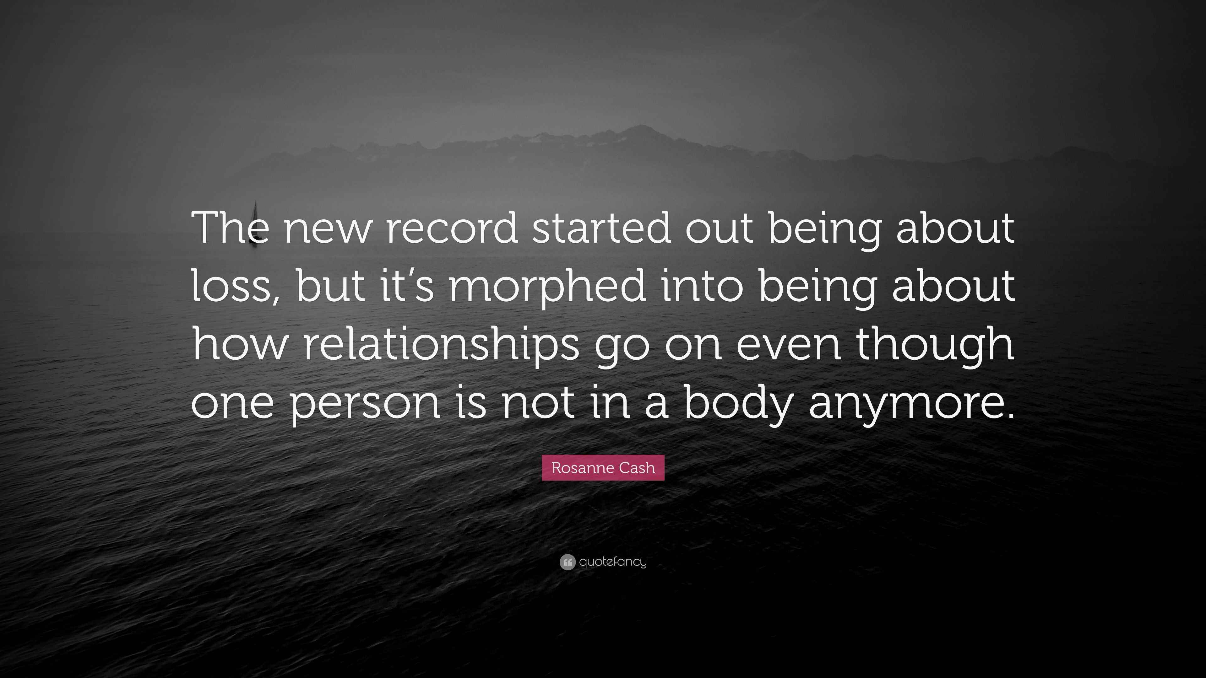 Rosanne Cash Quote: “The new record started out being about loss, but ...