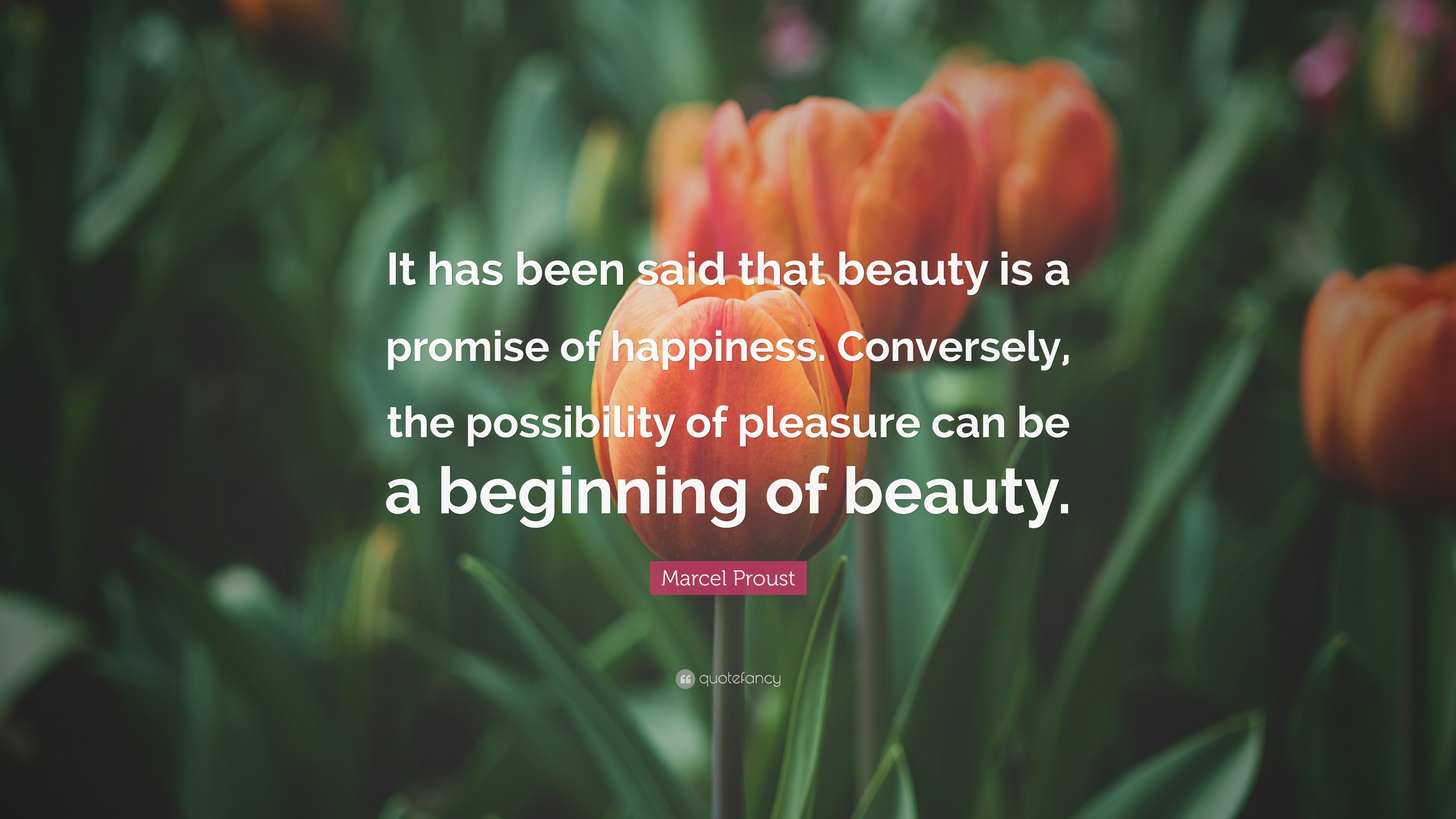 Marcel Proust Quote: “It has been said that beauty is a promise of ...