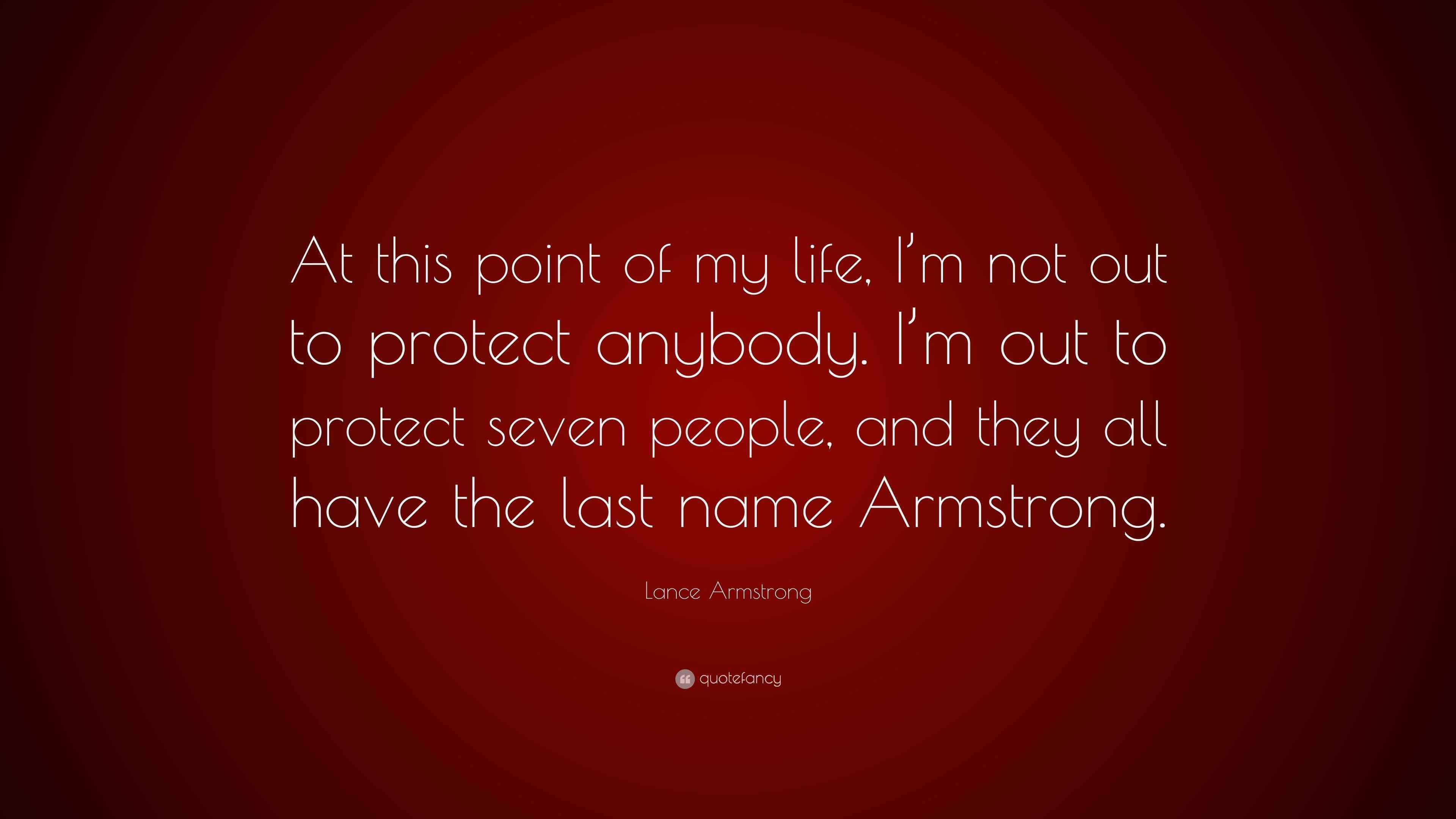 Lance Quotes