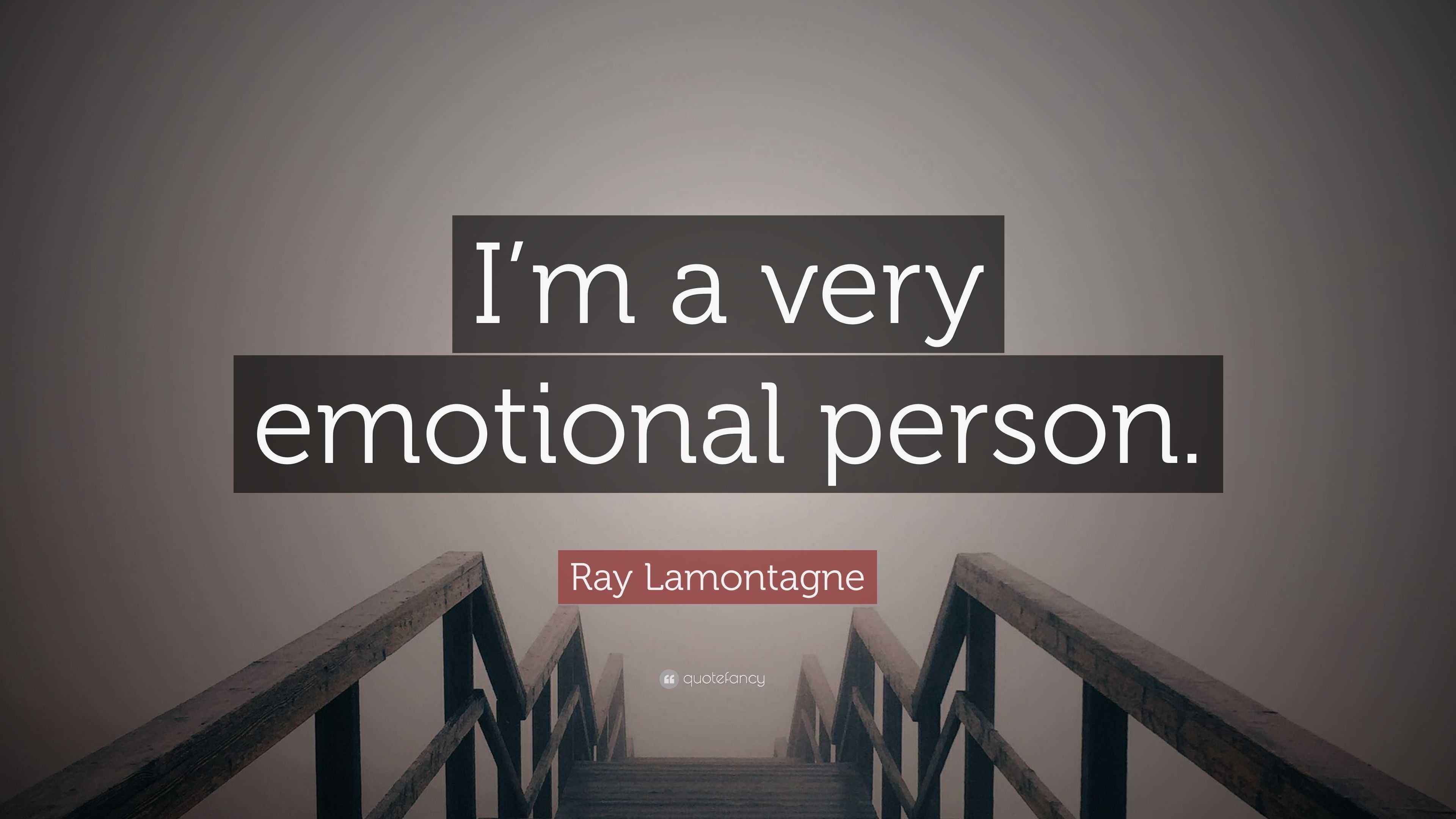 Ray Lamontagne Quote: “I’m a very emotional person.”