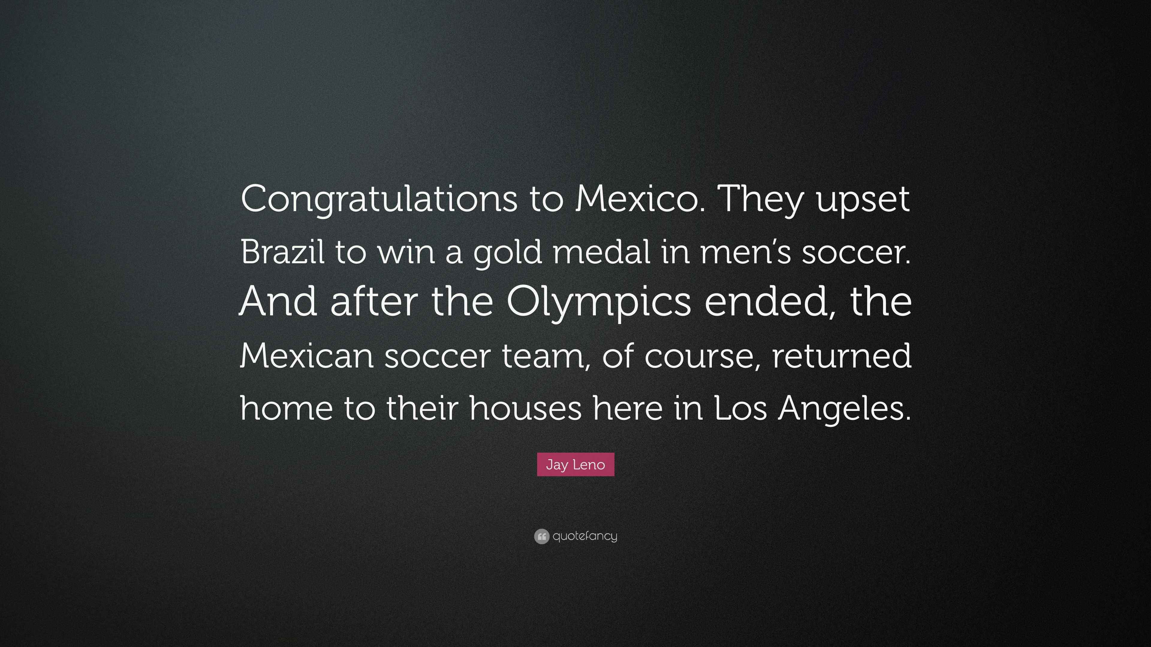 Mexico Football Quotes Brazil's Only Competitor After USA And Mexico
