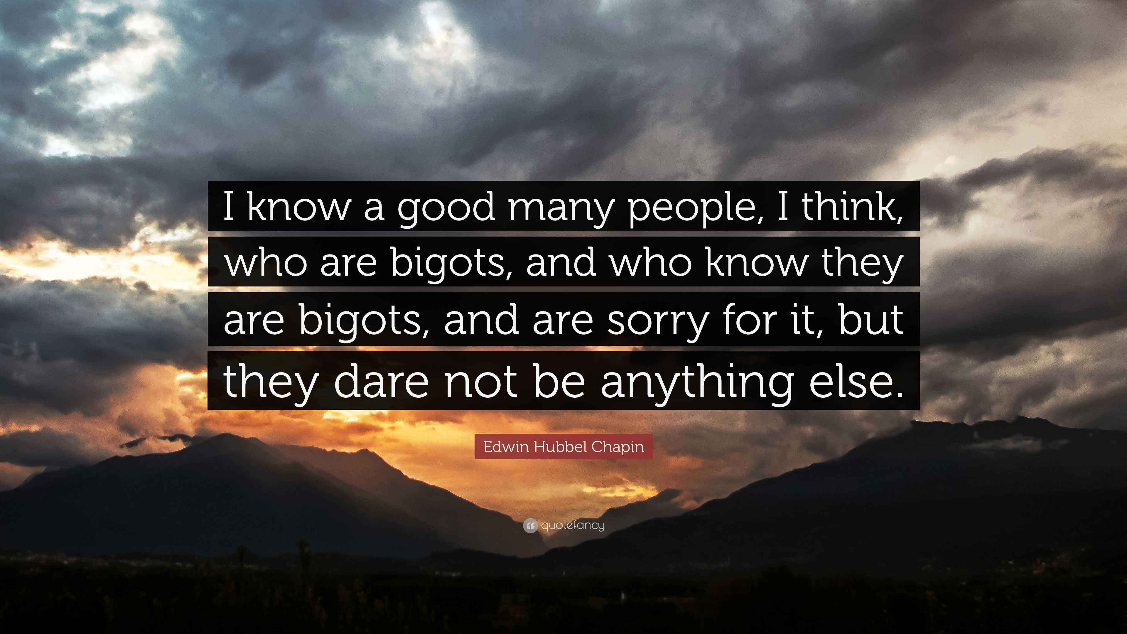 Edwin Hubbel Chapin Quote: “I know a good many people, I think, who are ...