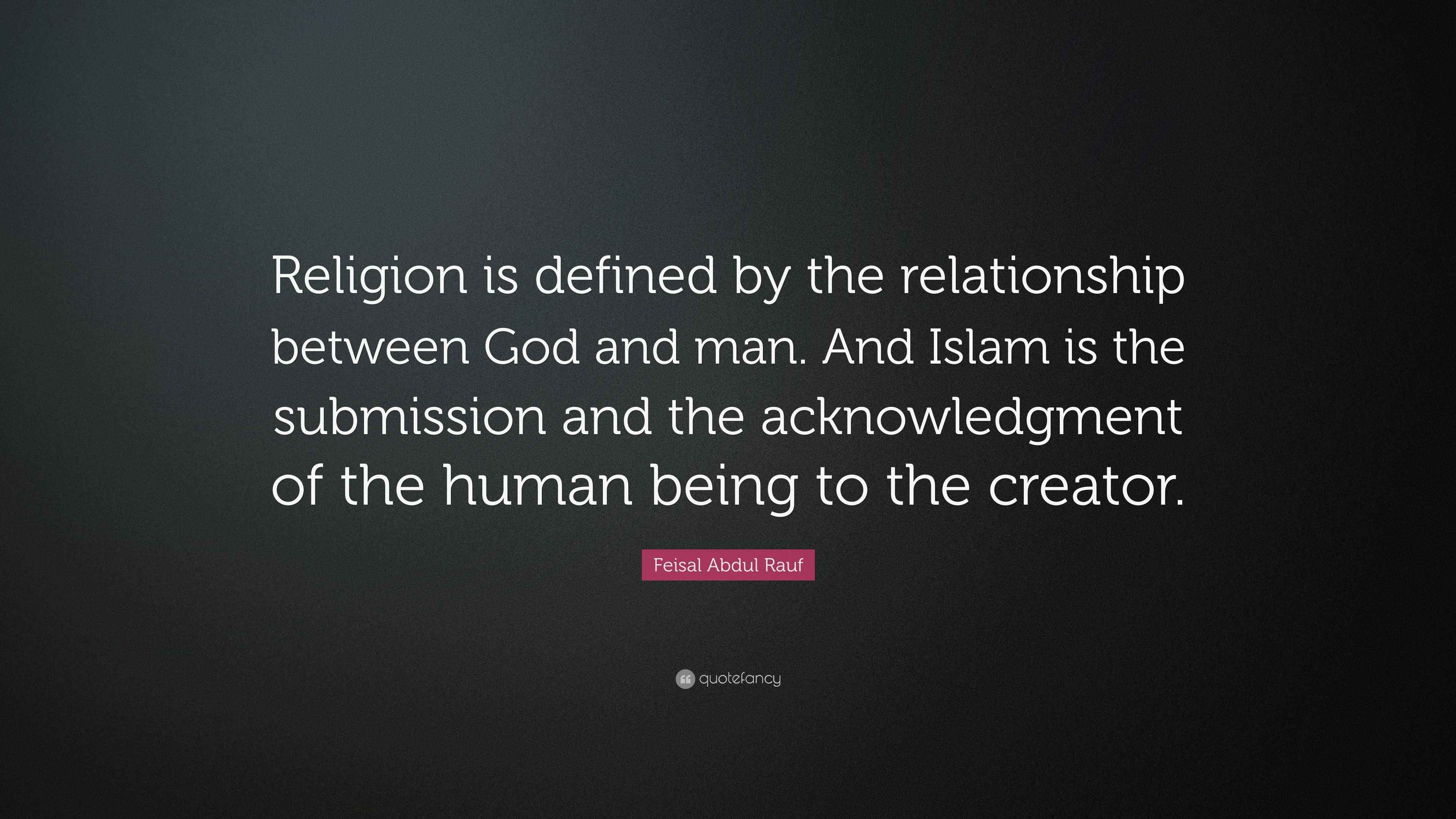 Submission To God Islam