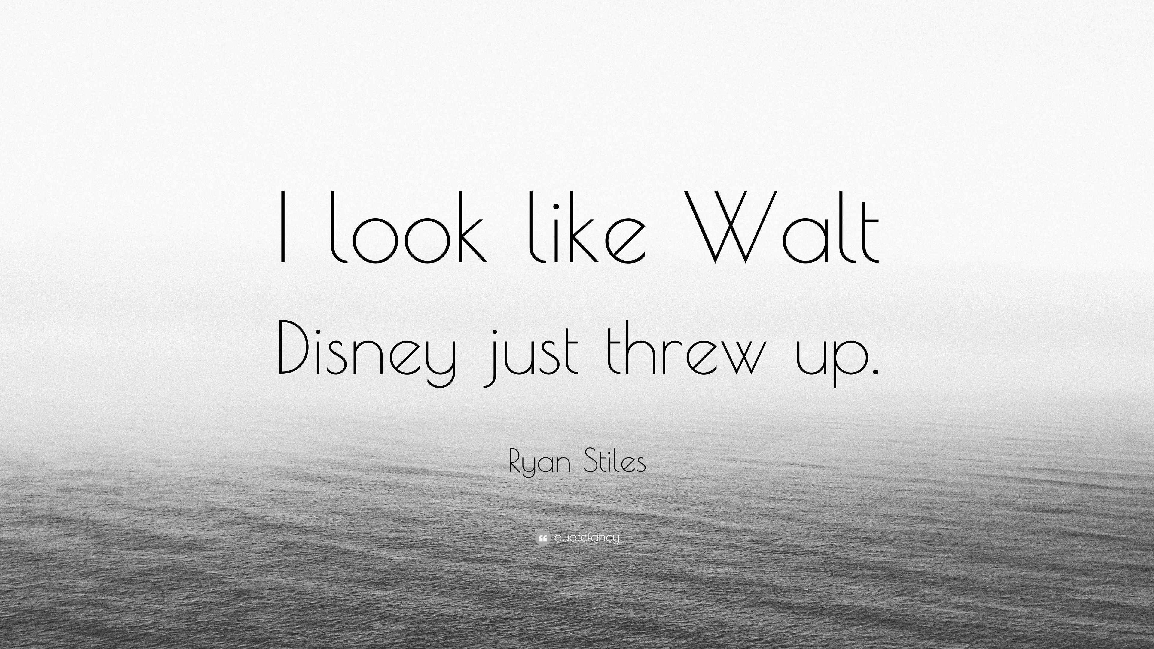 Ryan Stiles Quote: “I look like Walt Disney just threw up.”