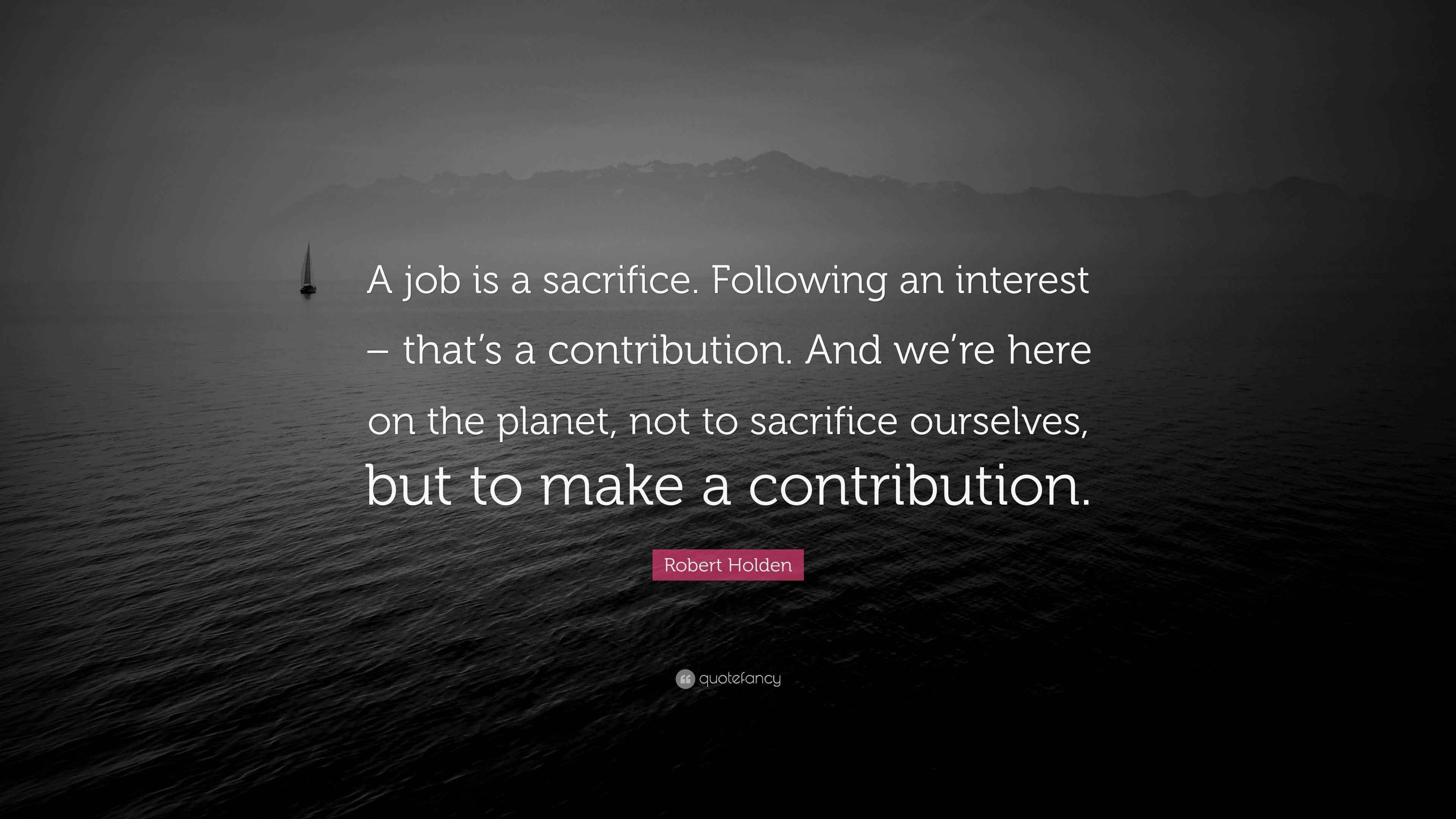 Personal Contribution Quotes