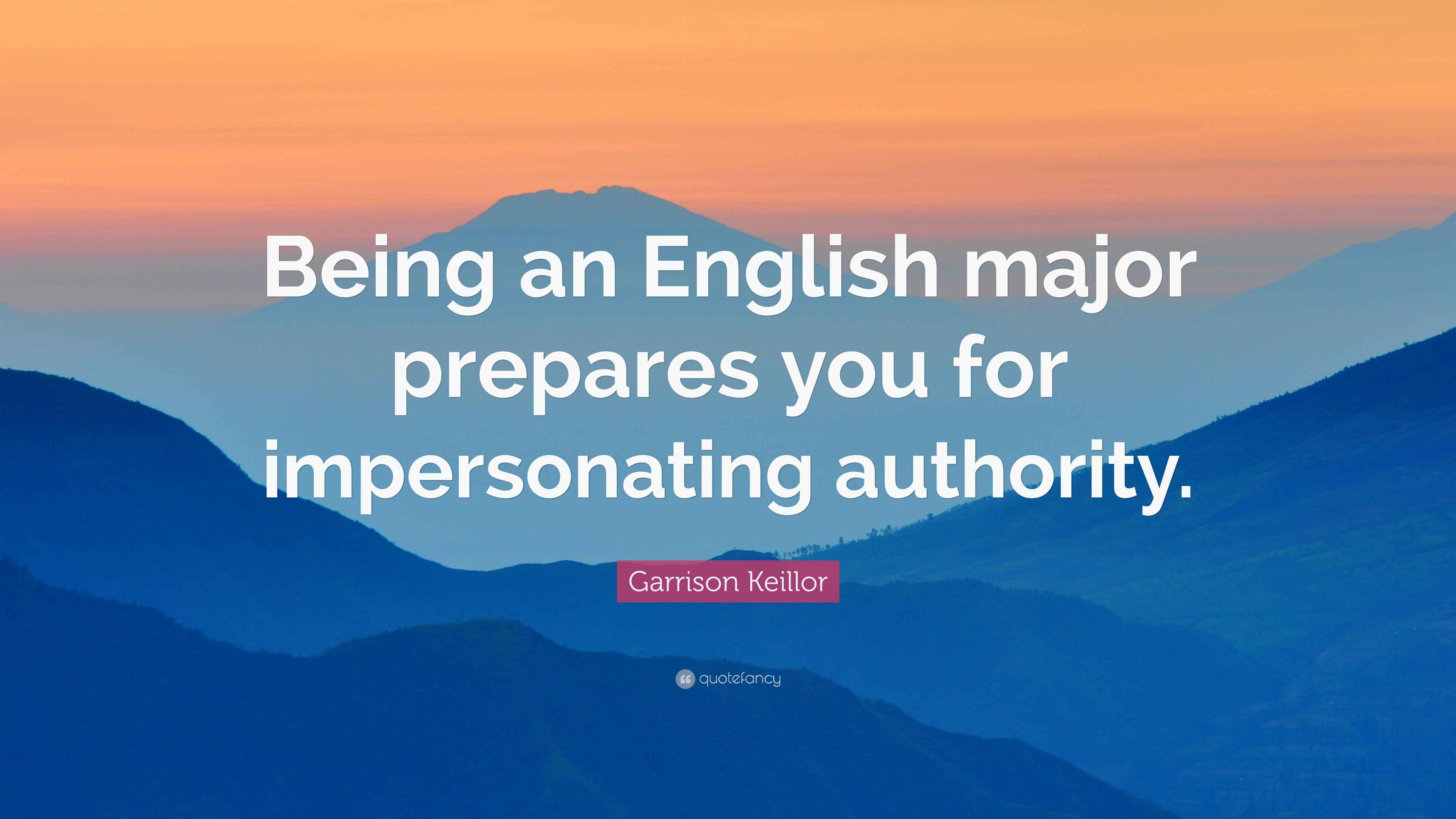 English Major Quotes