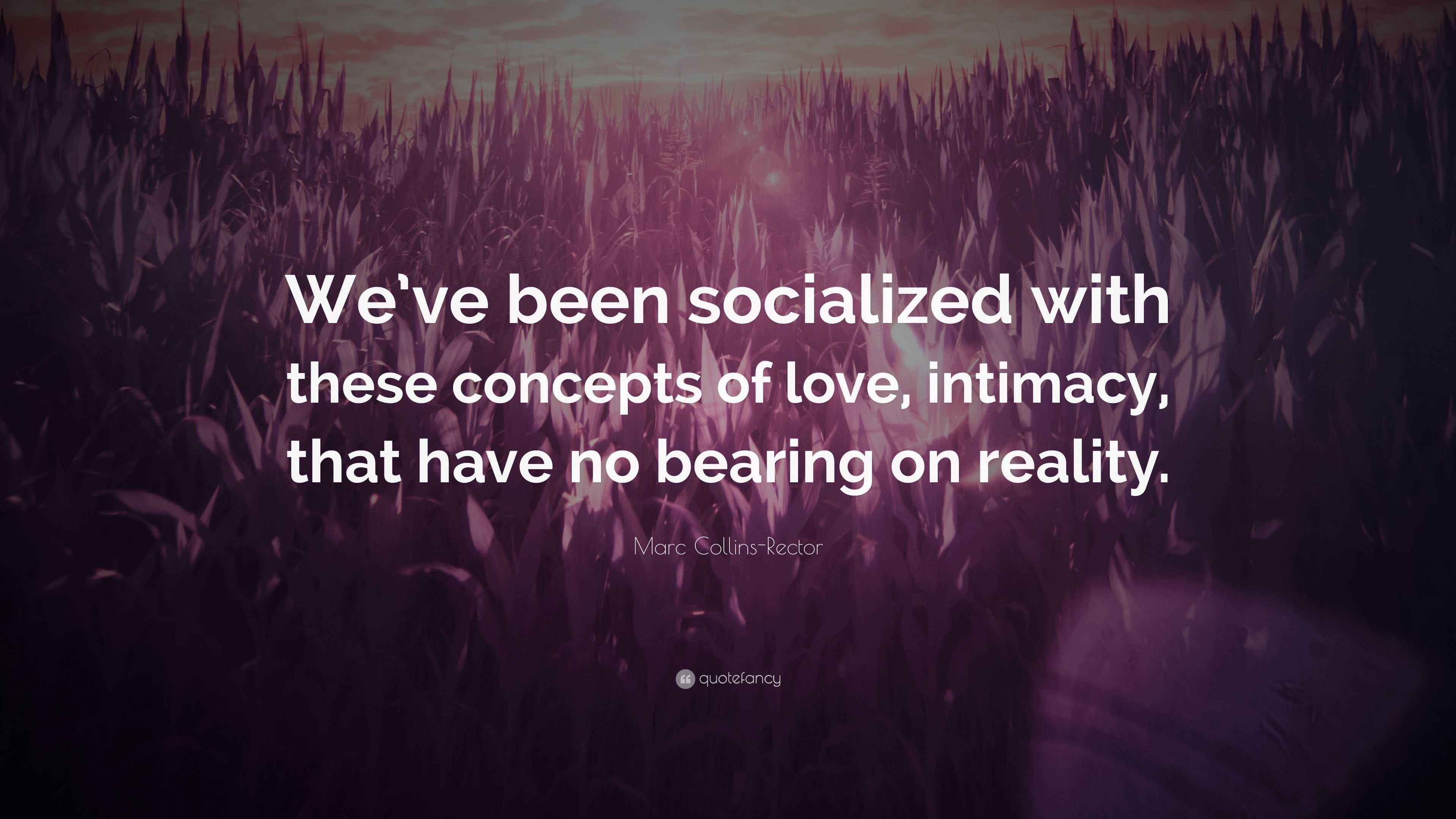 Marc Collins-Rector Quote: “We’ve been socialized with these concepts ...