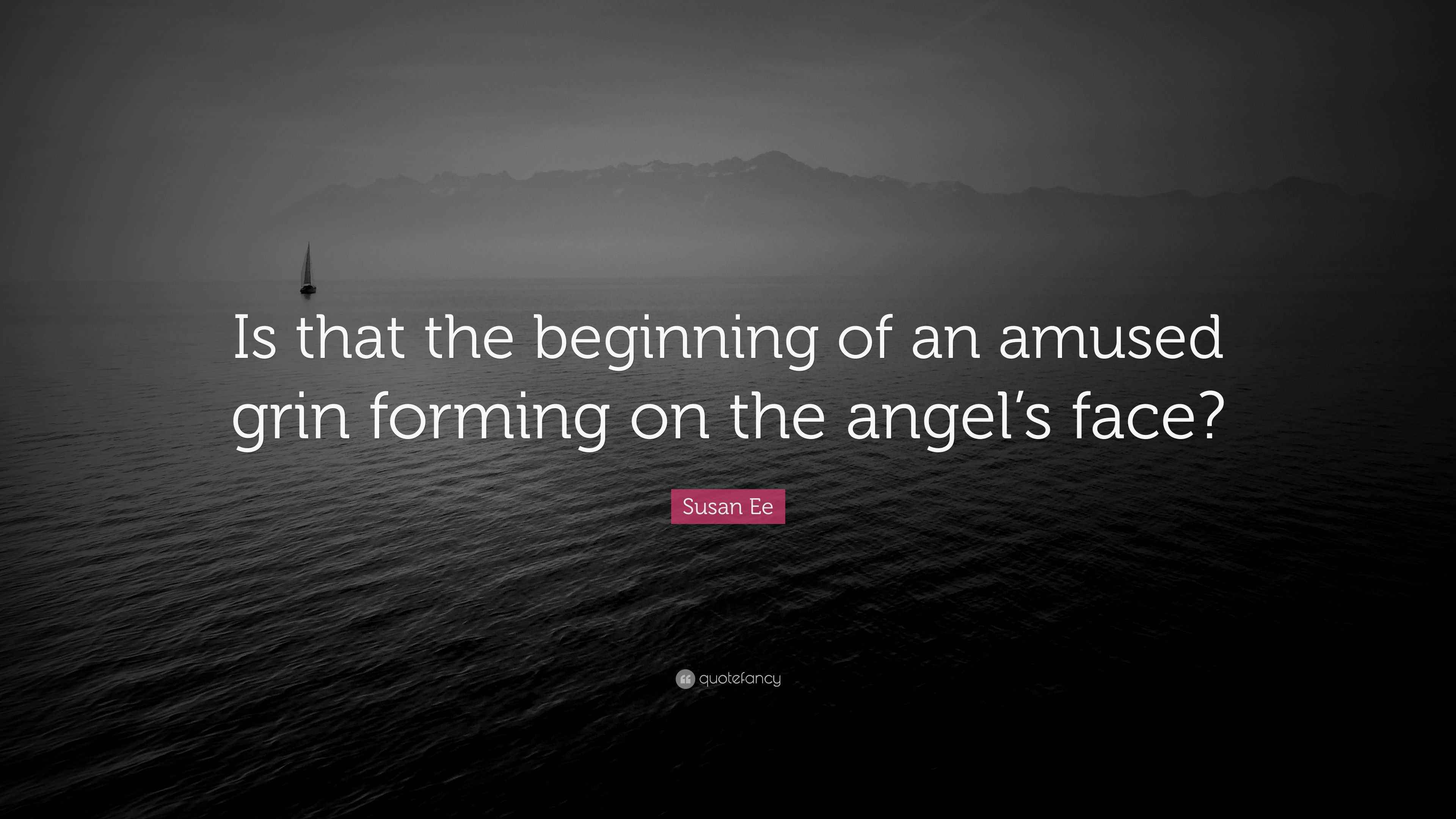 Susan Ee Quote: “Is that the beginning of an amused grin forming on the ...