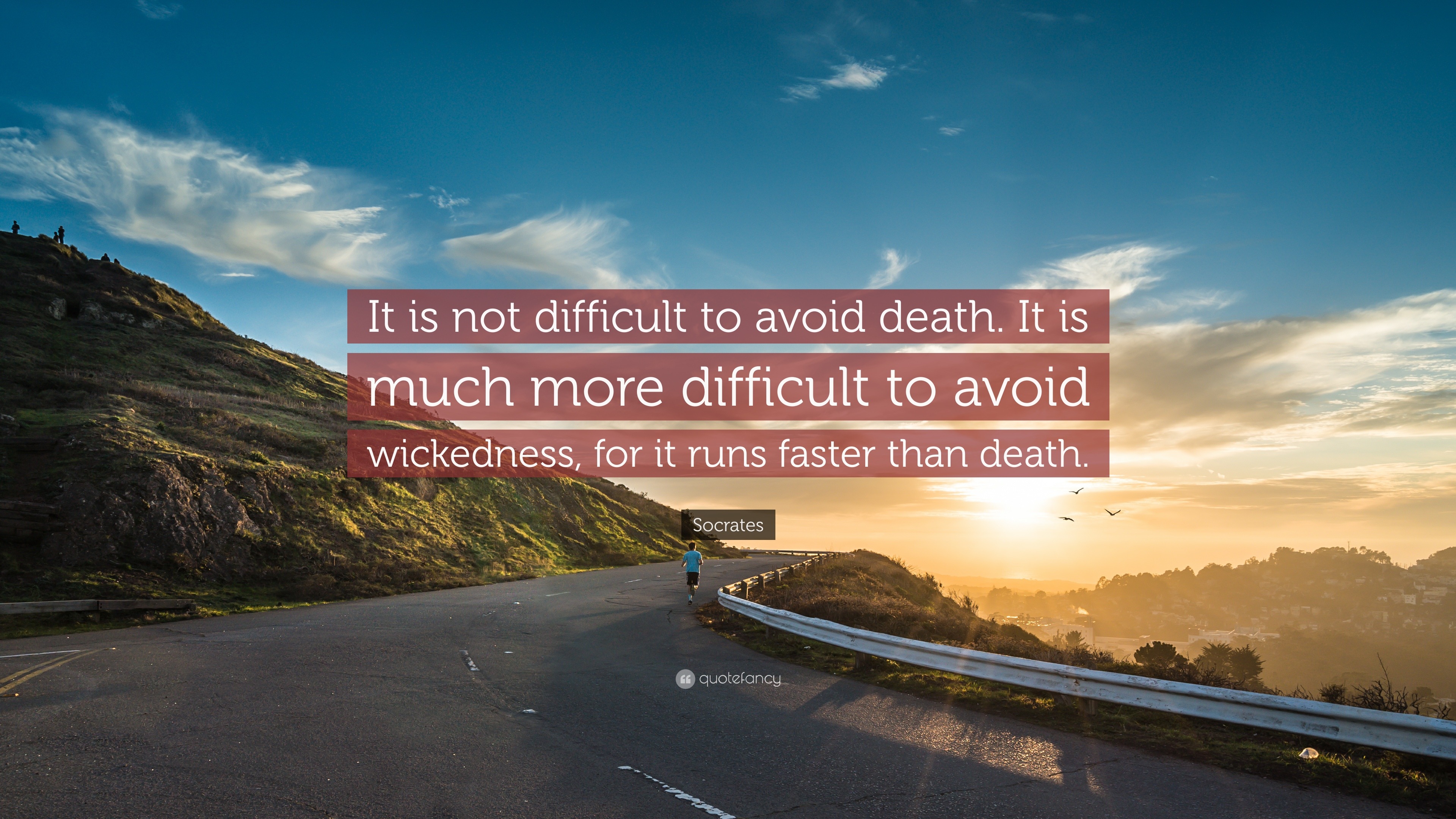 Socrates Quote: “It is not difficult to avoid death. It is much more ...