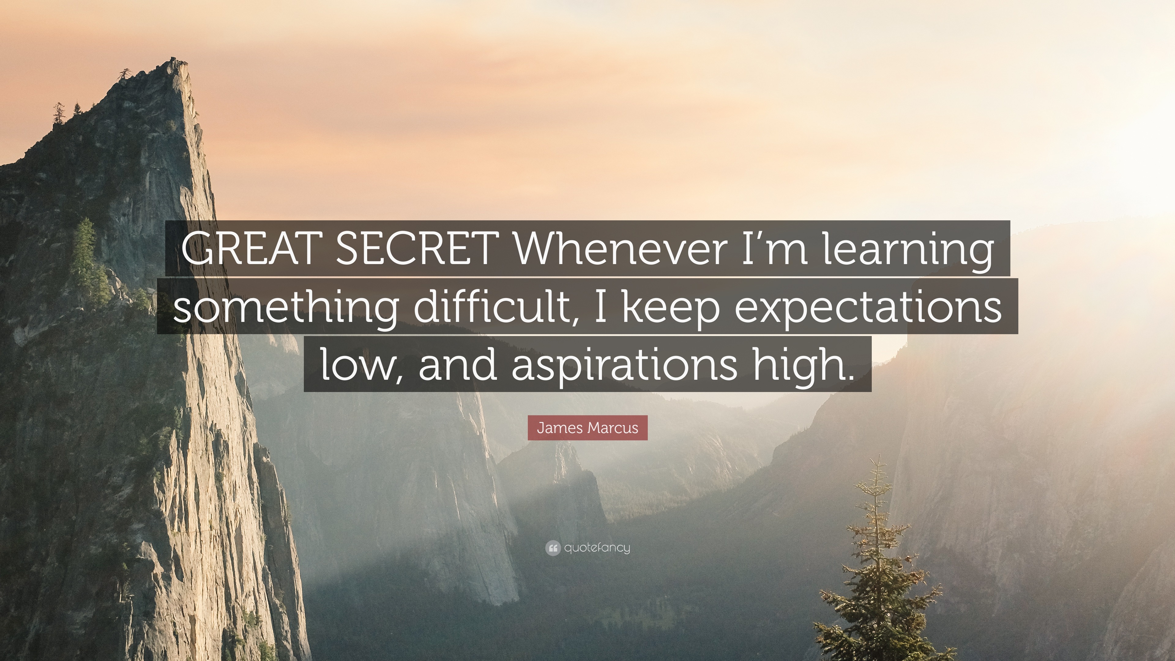 James Marcus Quote: “GREAT SECRET Whenever I’m learning something ...