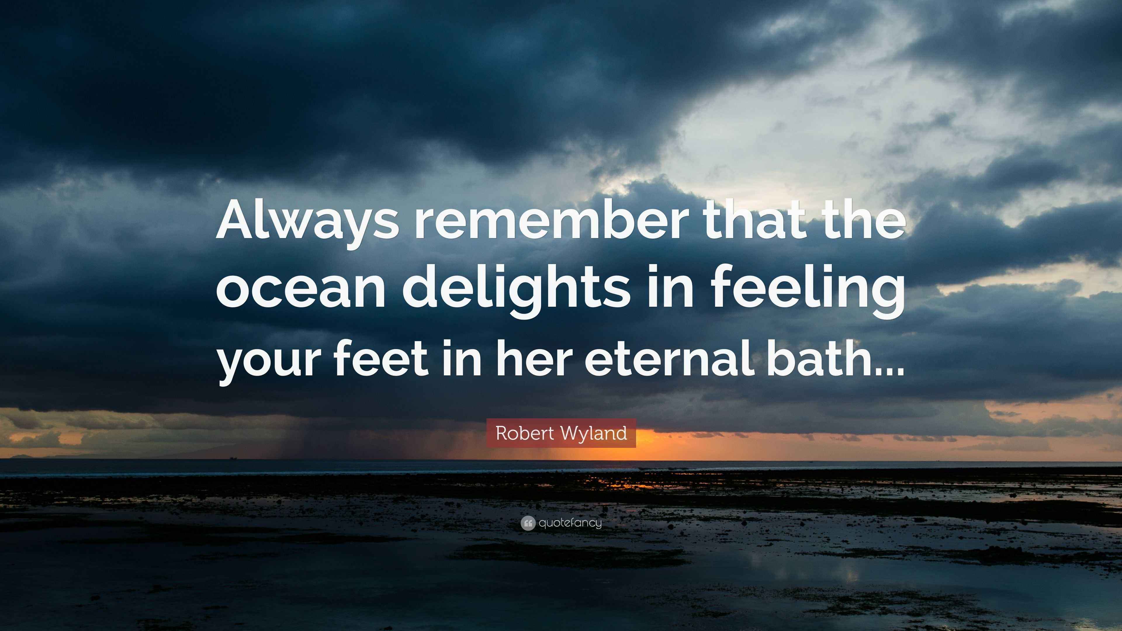 Robert Wyland Quote: “Always remember that the ocean delights in ...