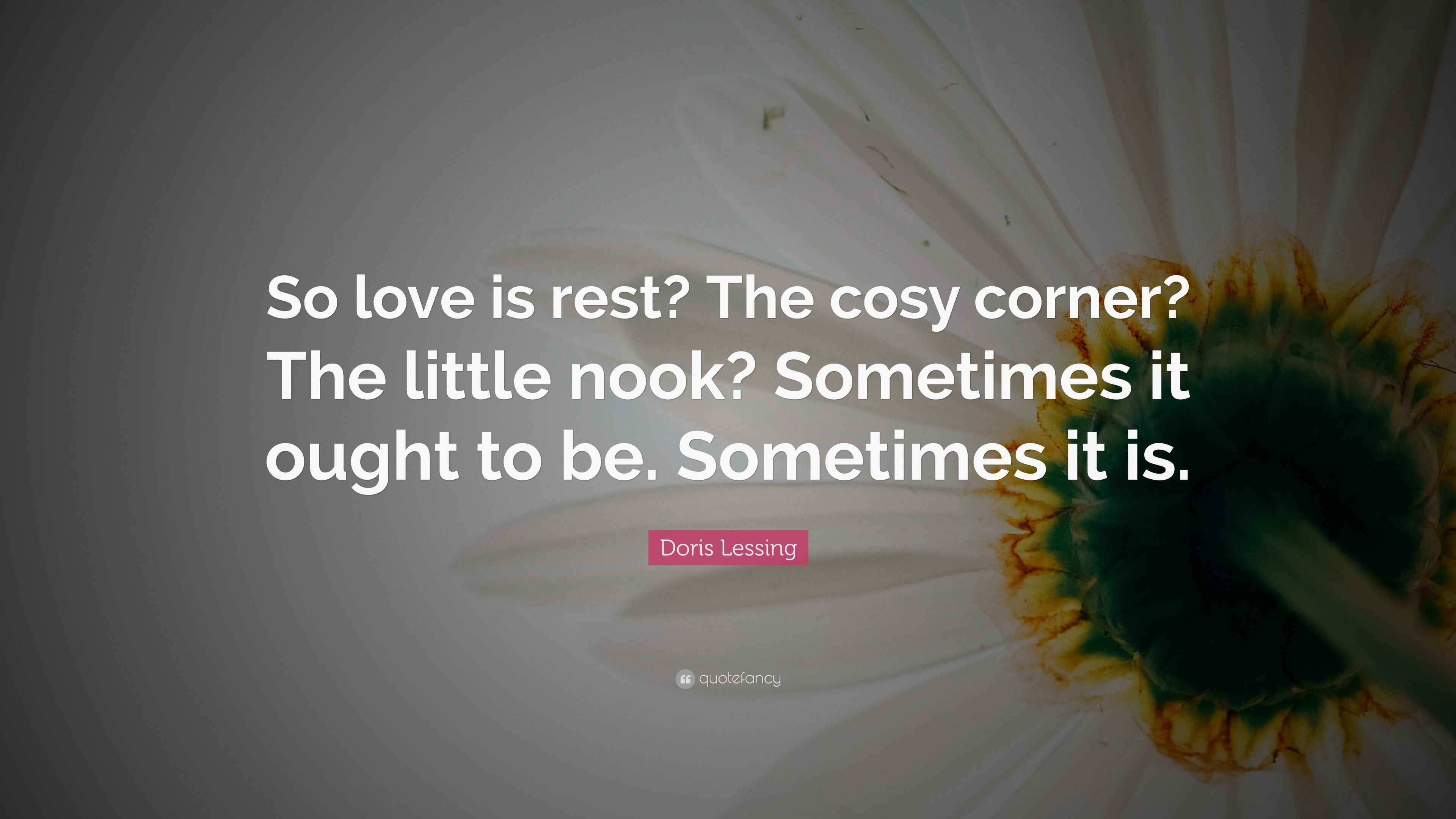 Cozy Corner Quotes