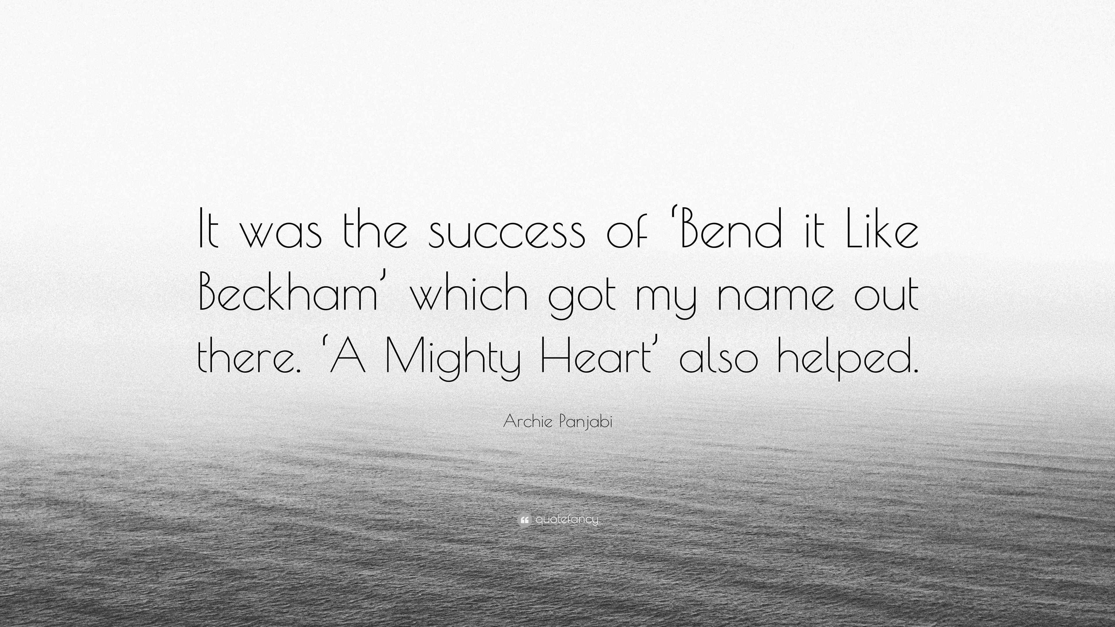 Archie Panjabi Quote: “It was the success of ‘Bend it Like Beckham ...