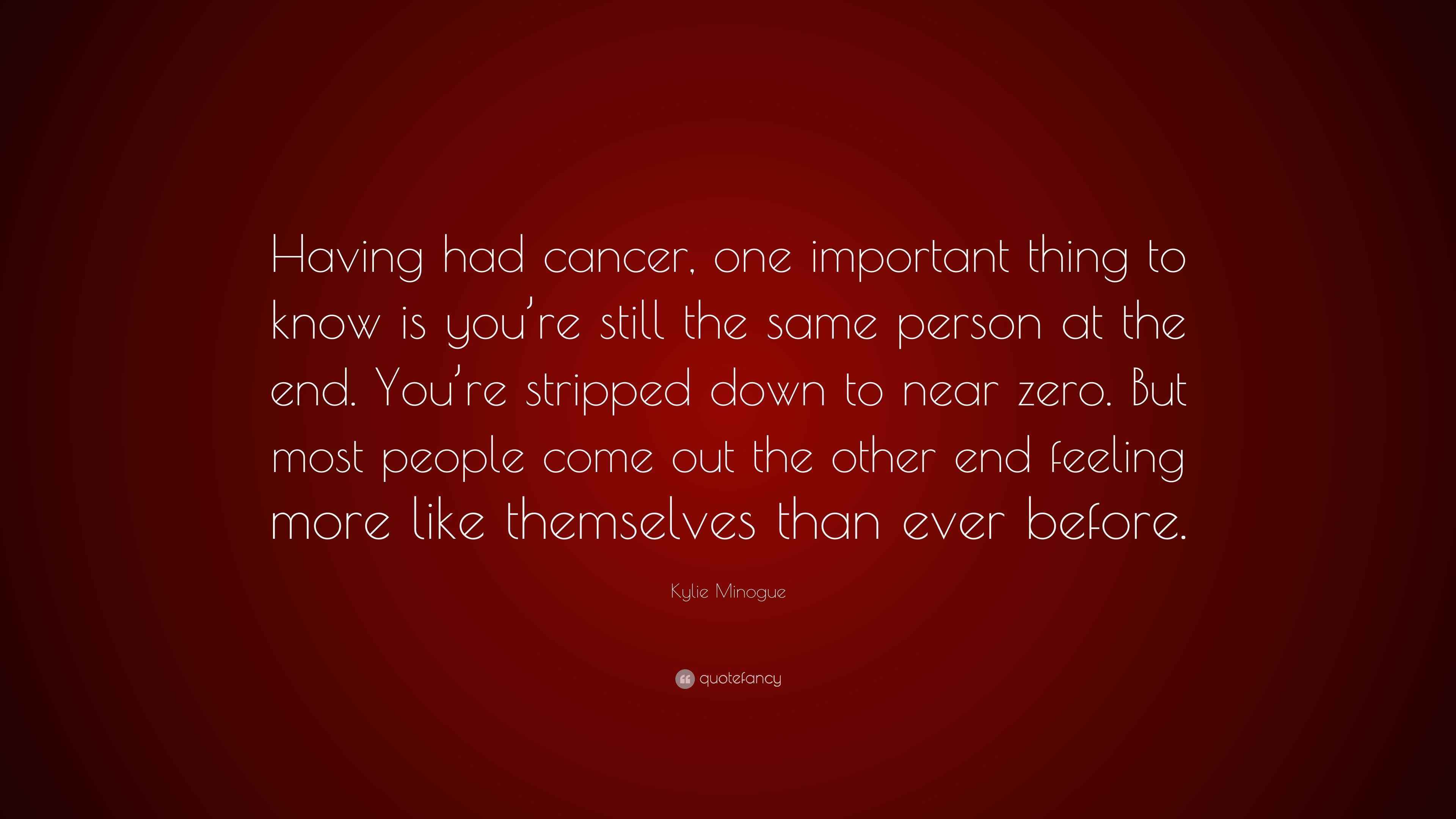Kylie Minogue Cancer Quotes For You, For Me Wikipedia