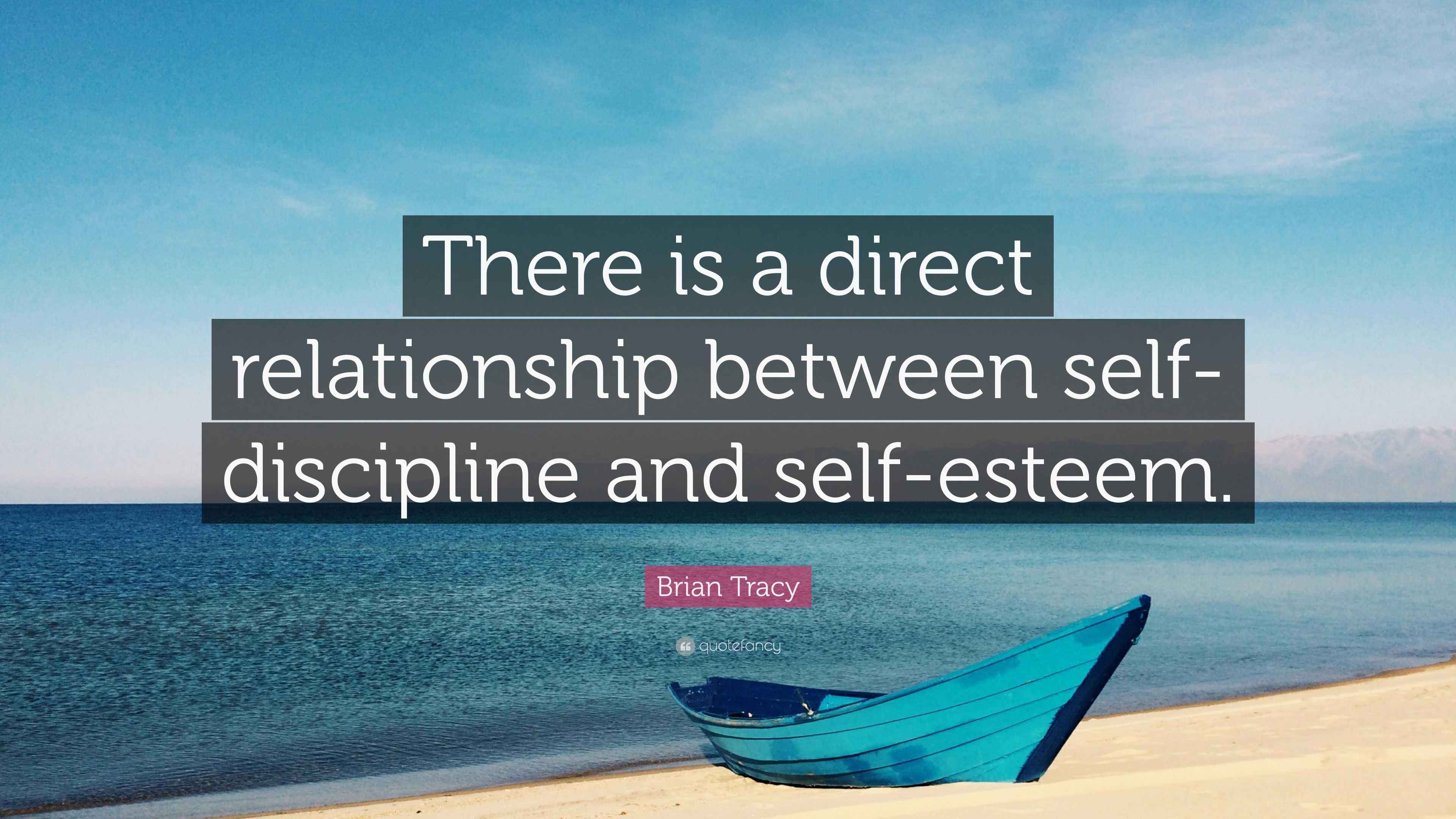 Brian Tracy Quote: “There is a direct relationship between self ...