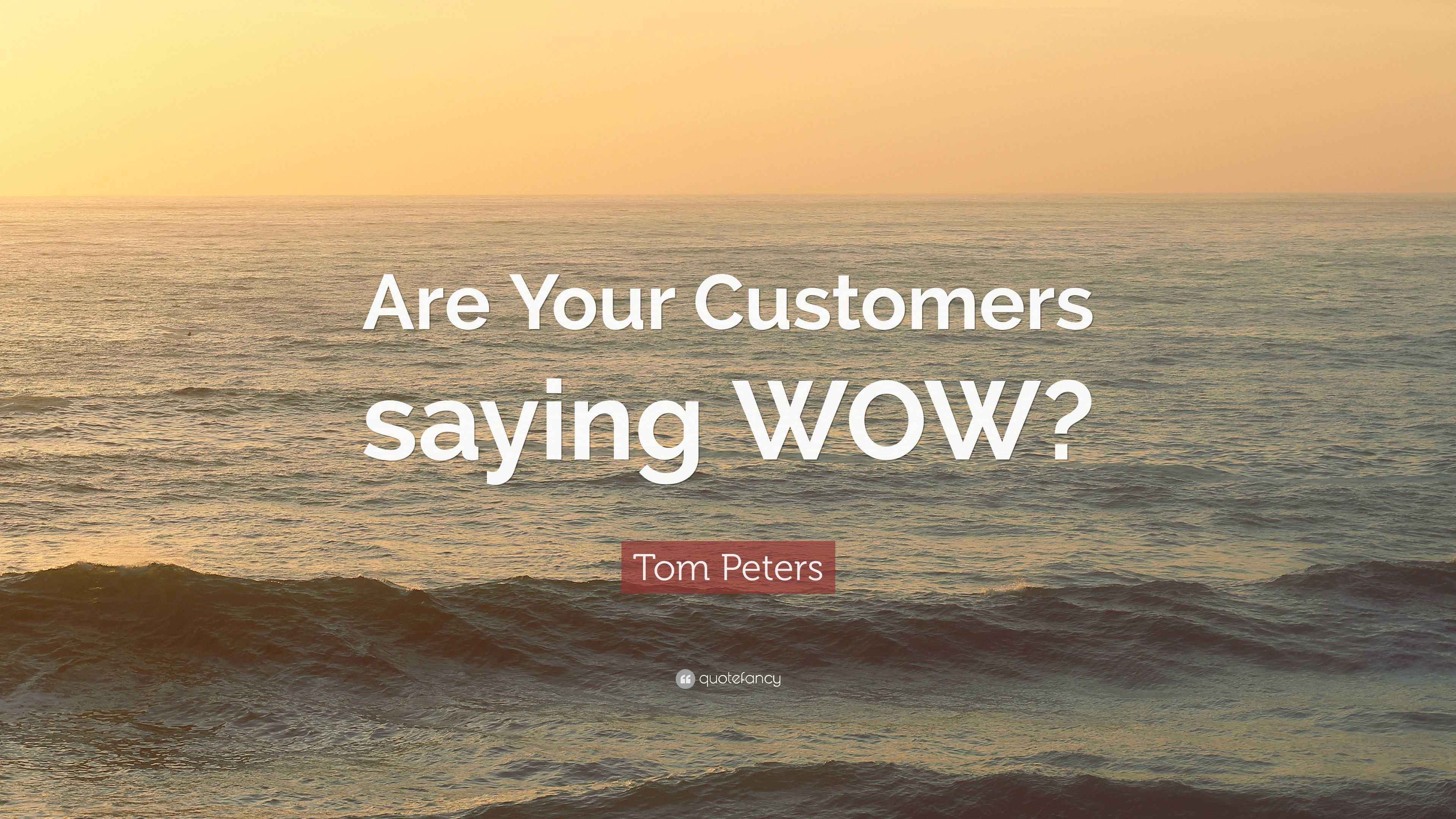 Customer Wow Quotes What Our Customers Have Been Saying. We Are So