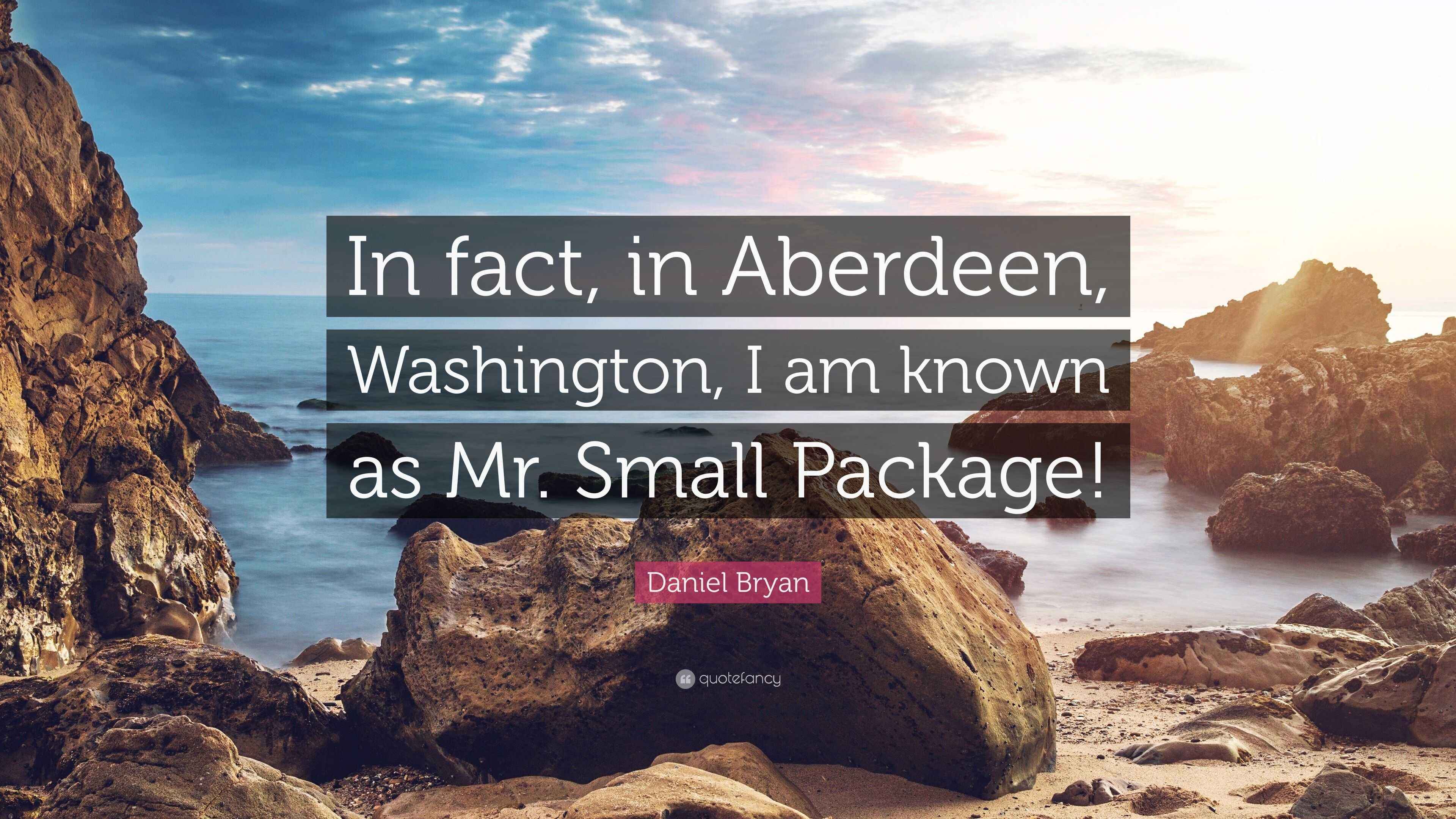 Daniel Bryan Quote: “In fact, in Aberdeen, Washington, I am known as Mr ...