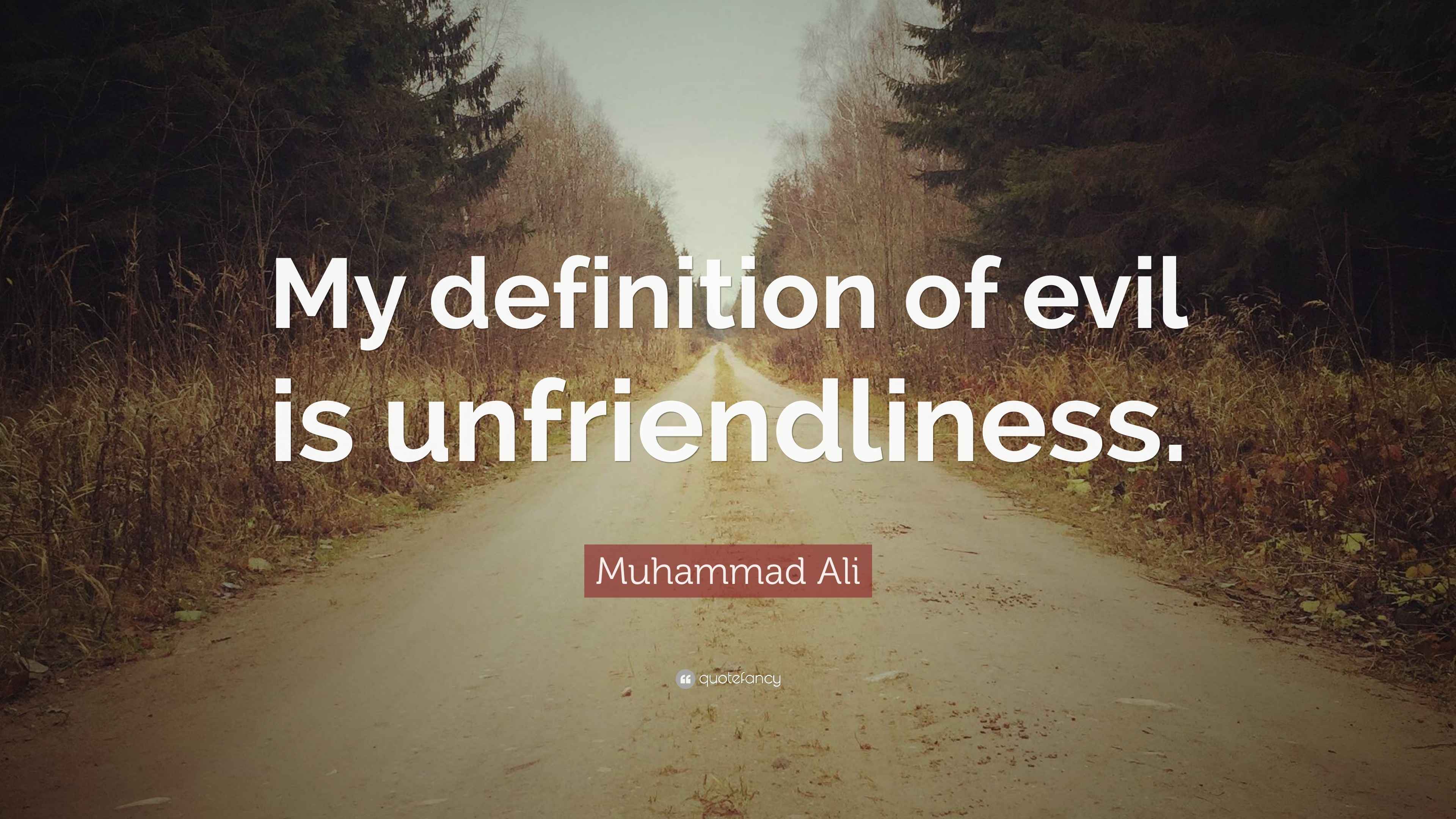 Muhammad Ali Definition