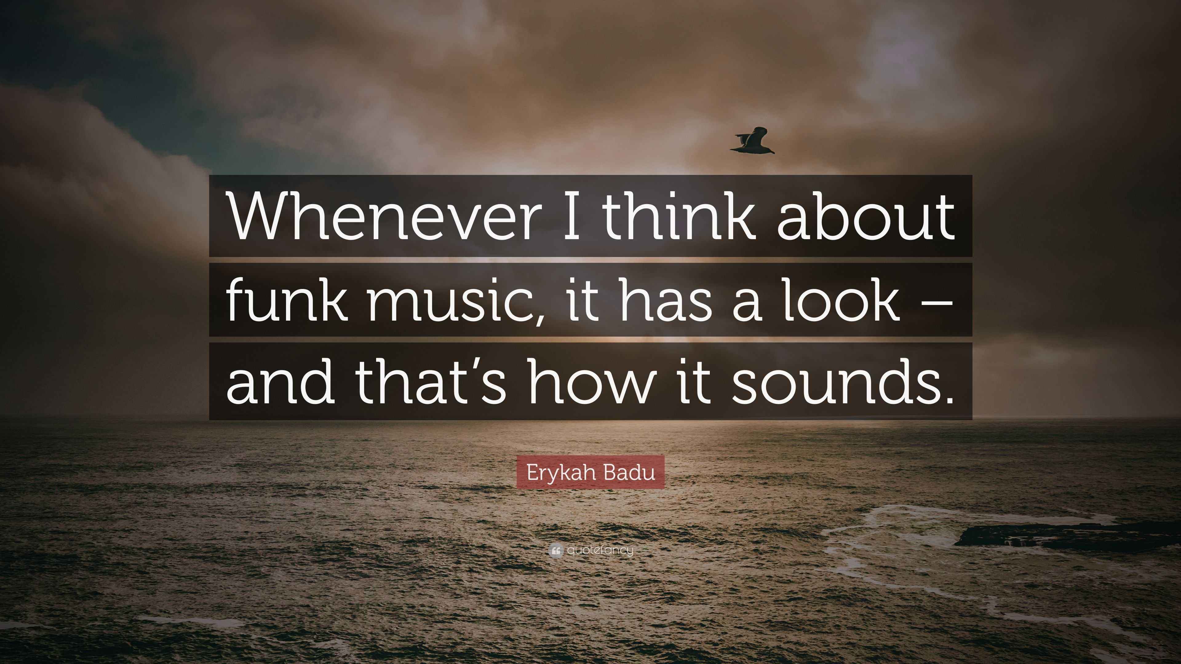 Erykah Badu Quote: “Whenever I think about funk music, it has a look ...