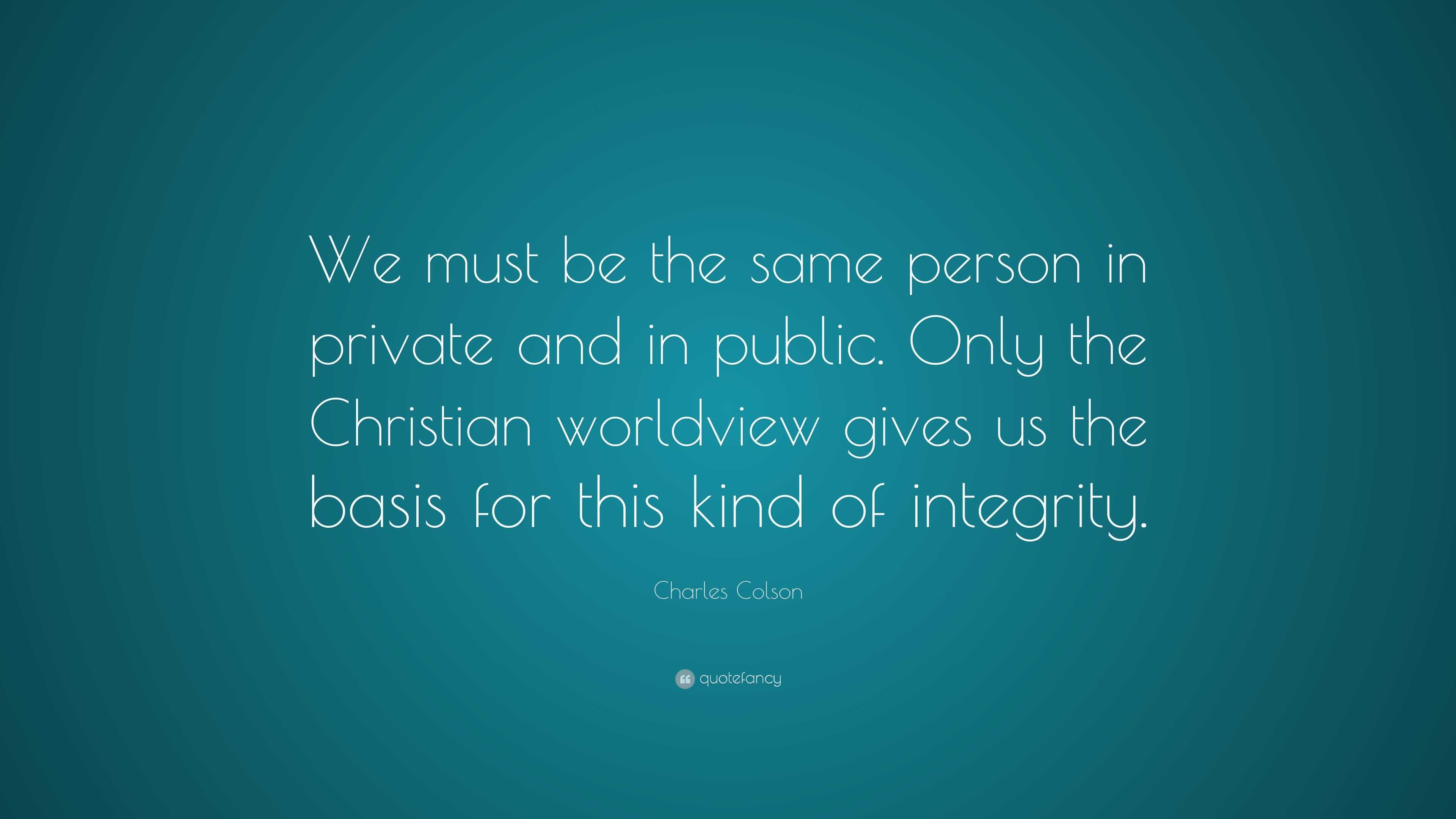 Christian Integrity Quotes