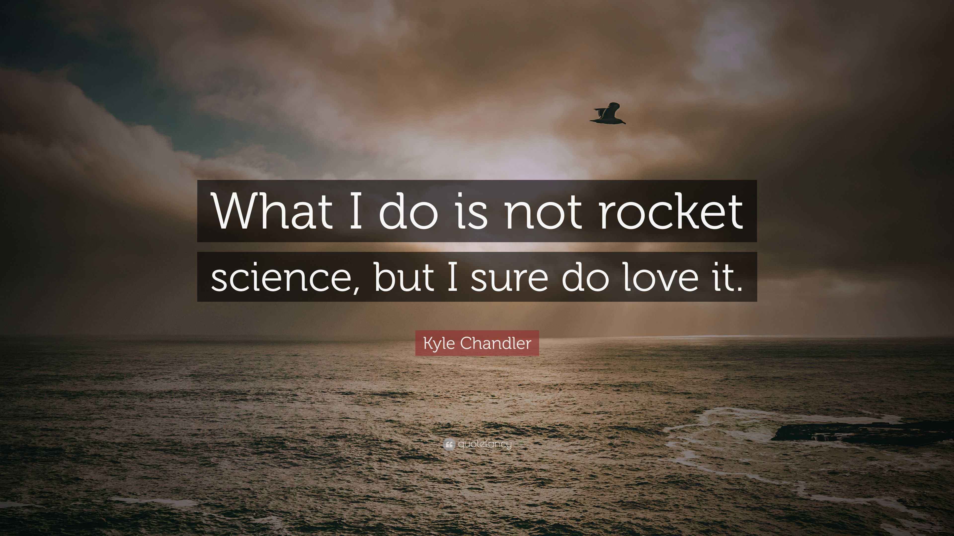 Kyle Chandler Quote: “What I do is not rocket science, but I sure do ...