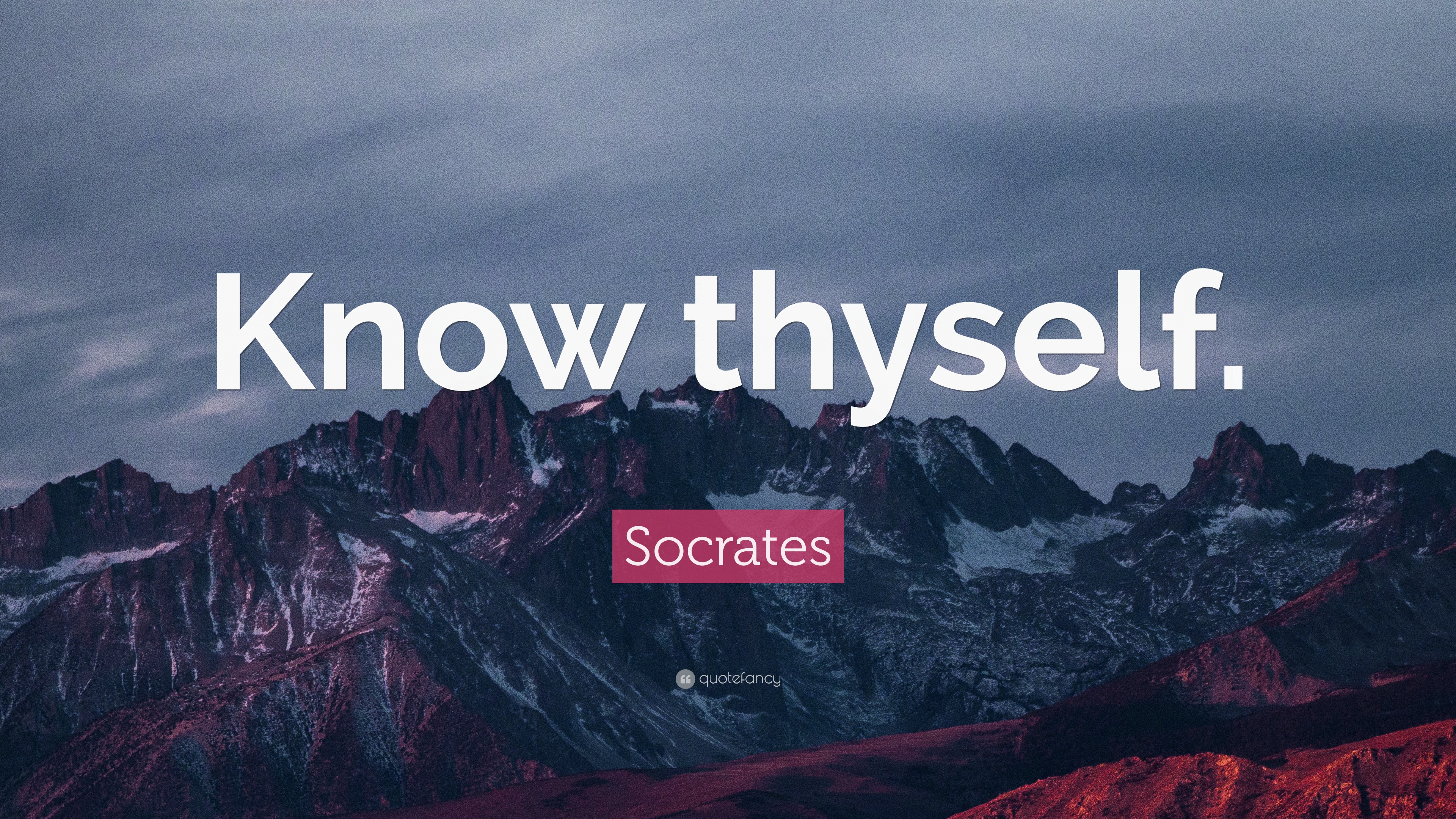 Socrates Quote: “Know thyself.”