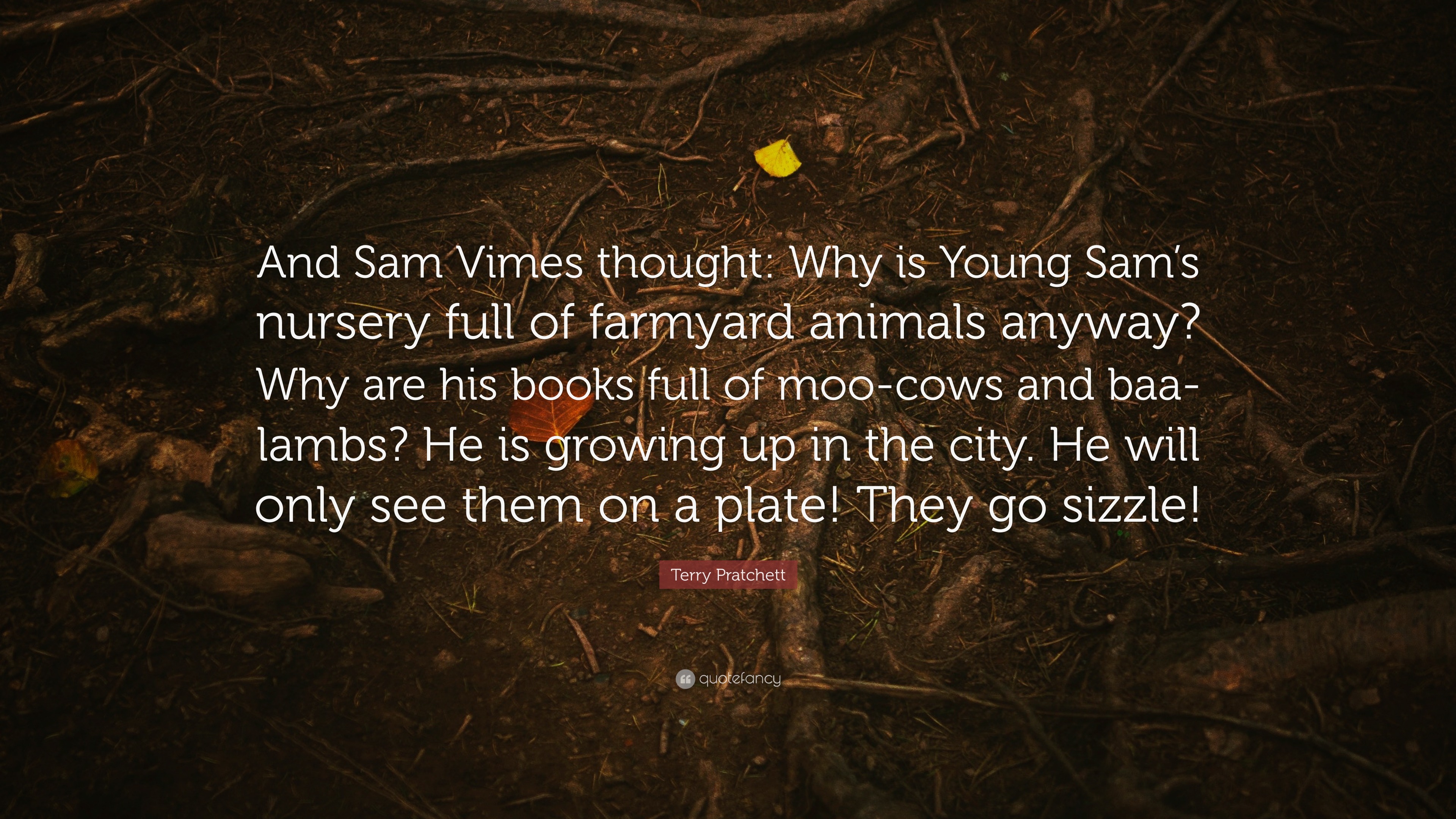 Terry Pratchett Quote: “And Sam Vimes thought: Why is Young Sam’s ...