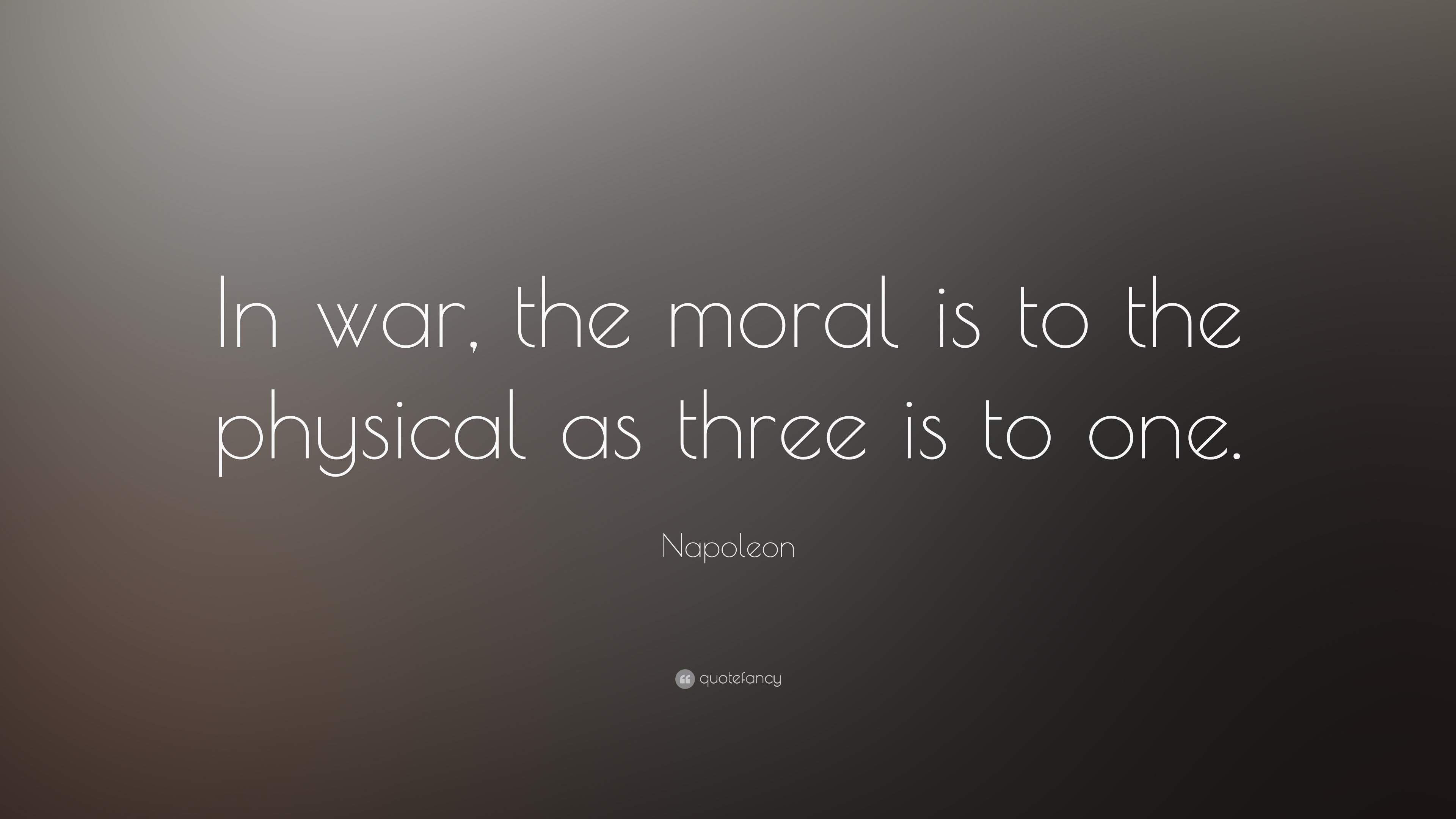 Morale War Quotes