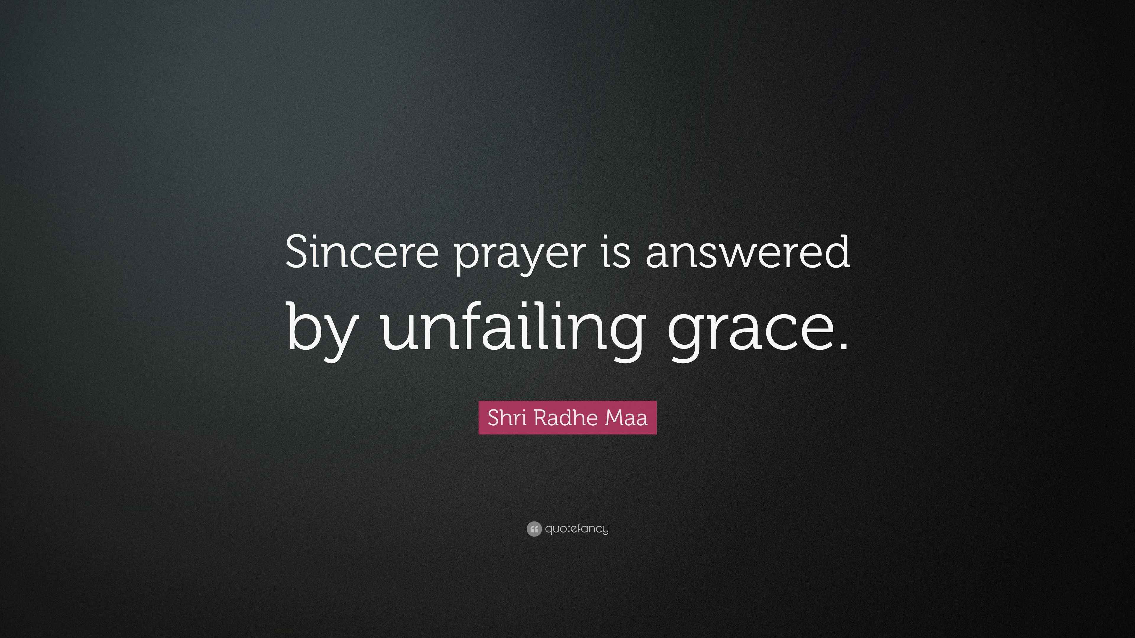 Sincere Prayer Quotes