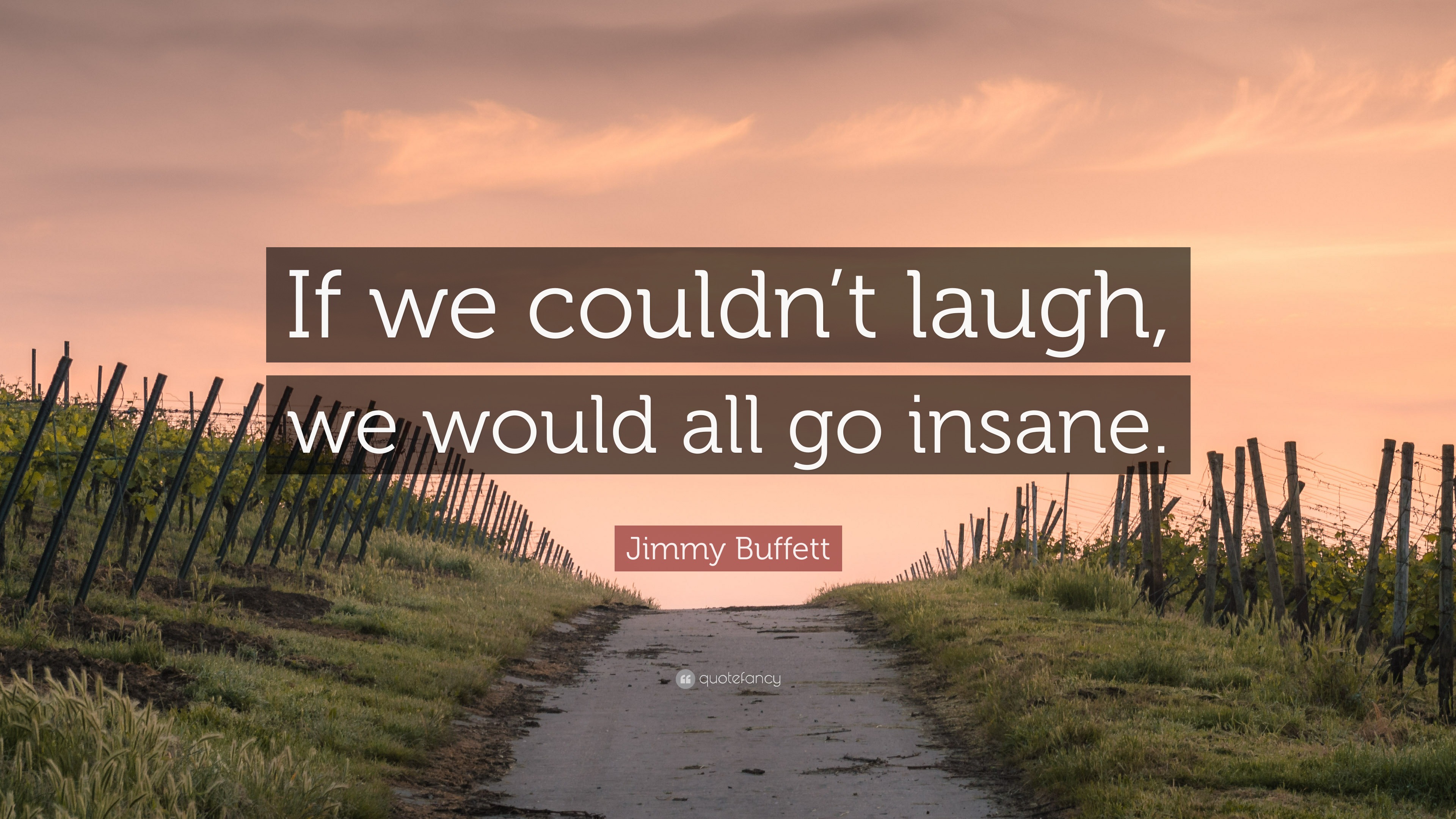 Jimmy Buffett Quote: “If we couldn’t laugh, we would all go insane.”