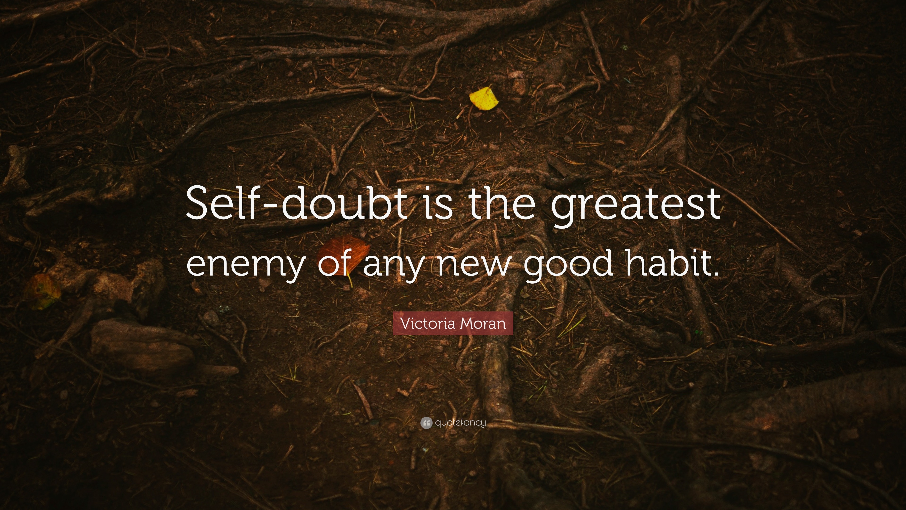 Victoria Moran Quote: “Self-doubt is the greatest enemy of any new good ...