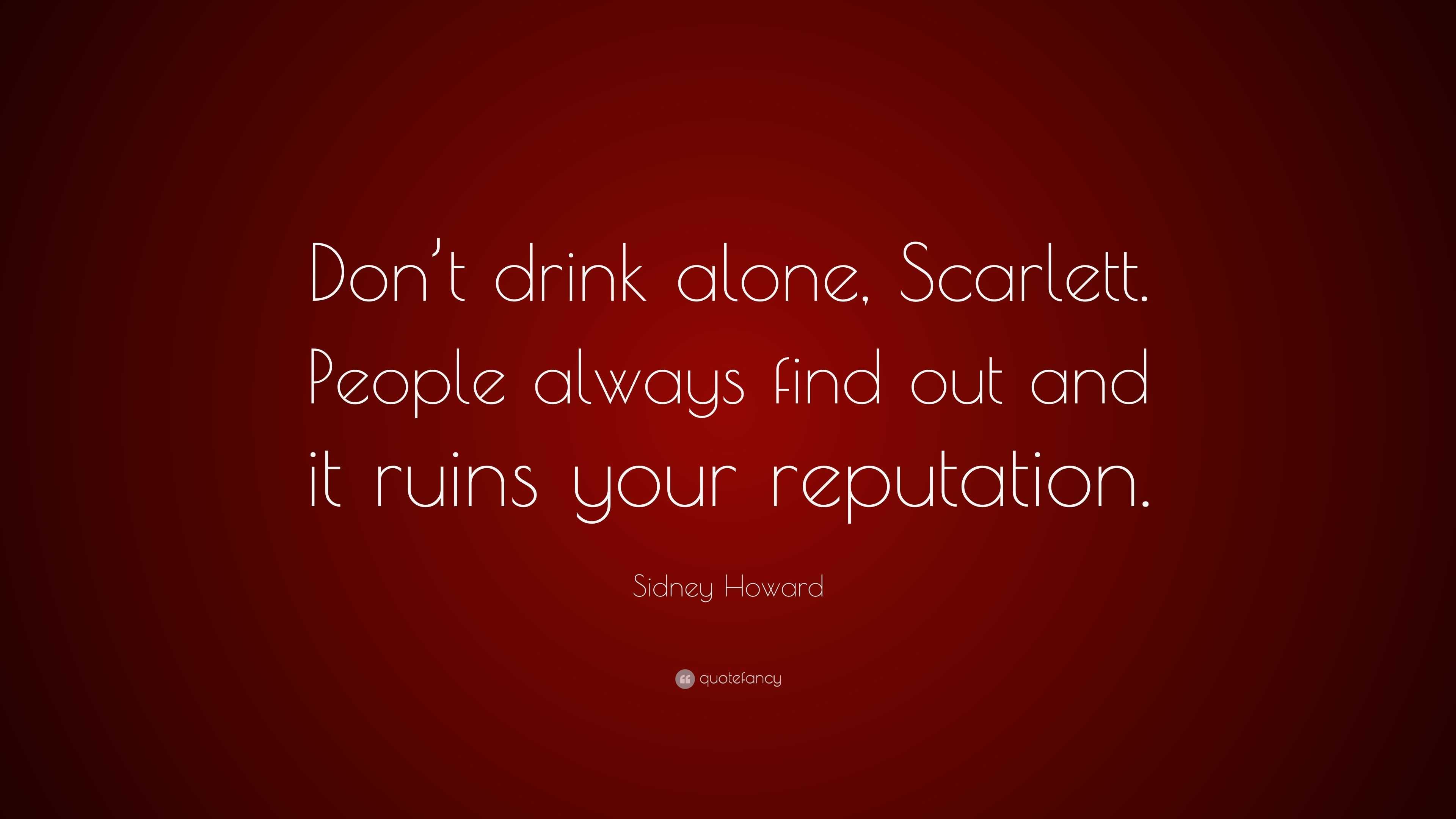 Lonely Drinking Quotes