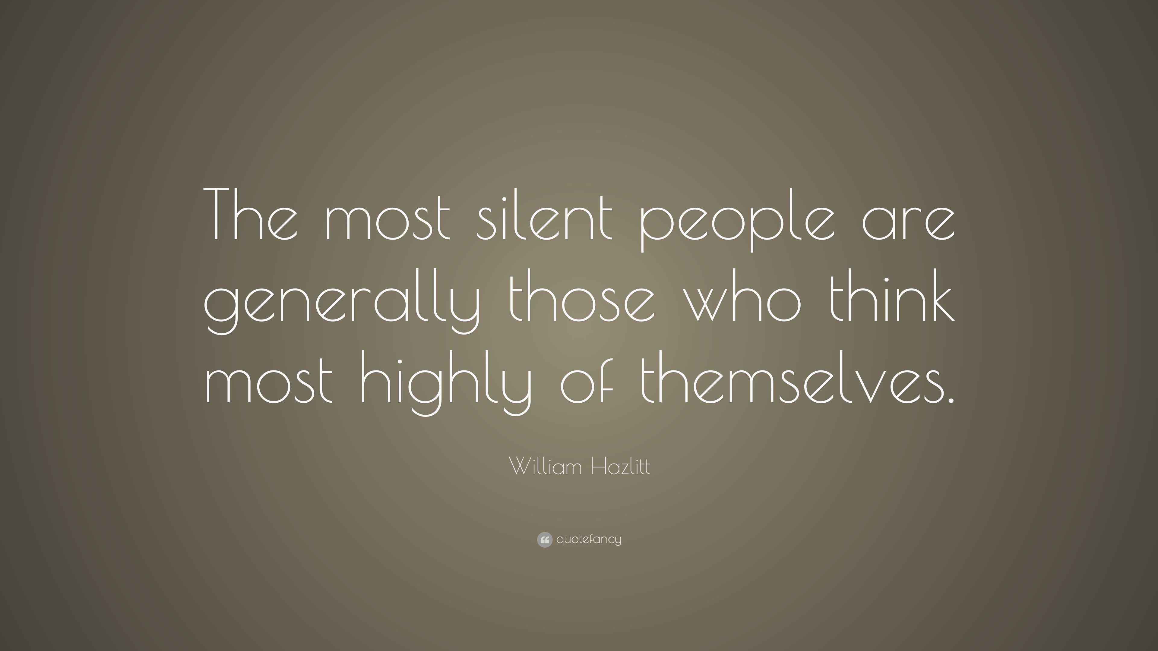 Silent People Quotes