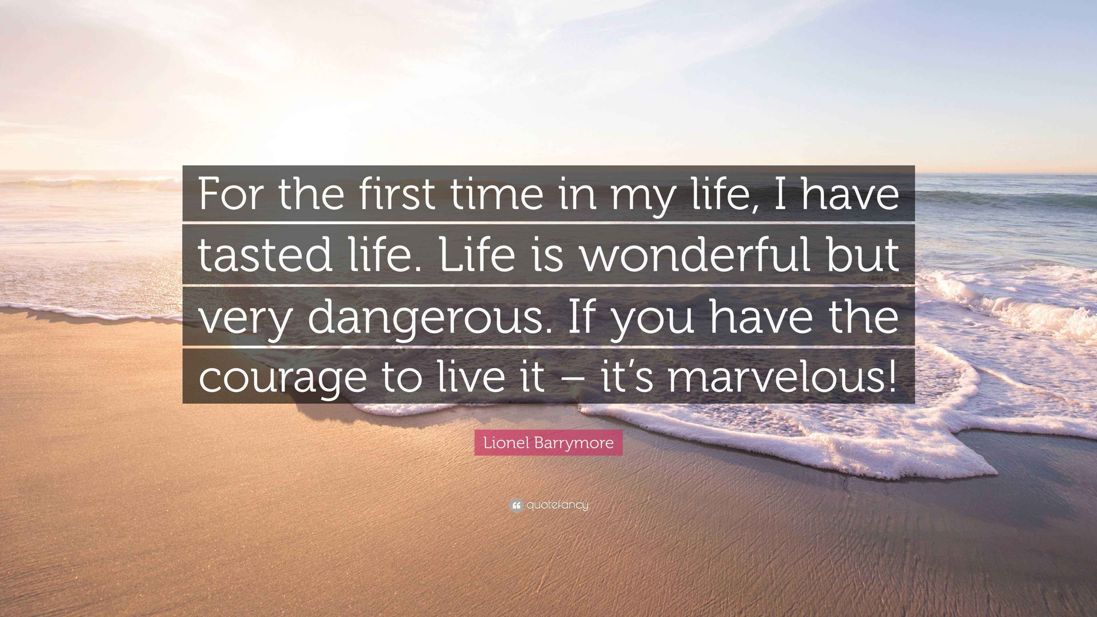 Lionel Barrymore Quote: “For the first time in my life, I have tasted ...