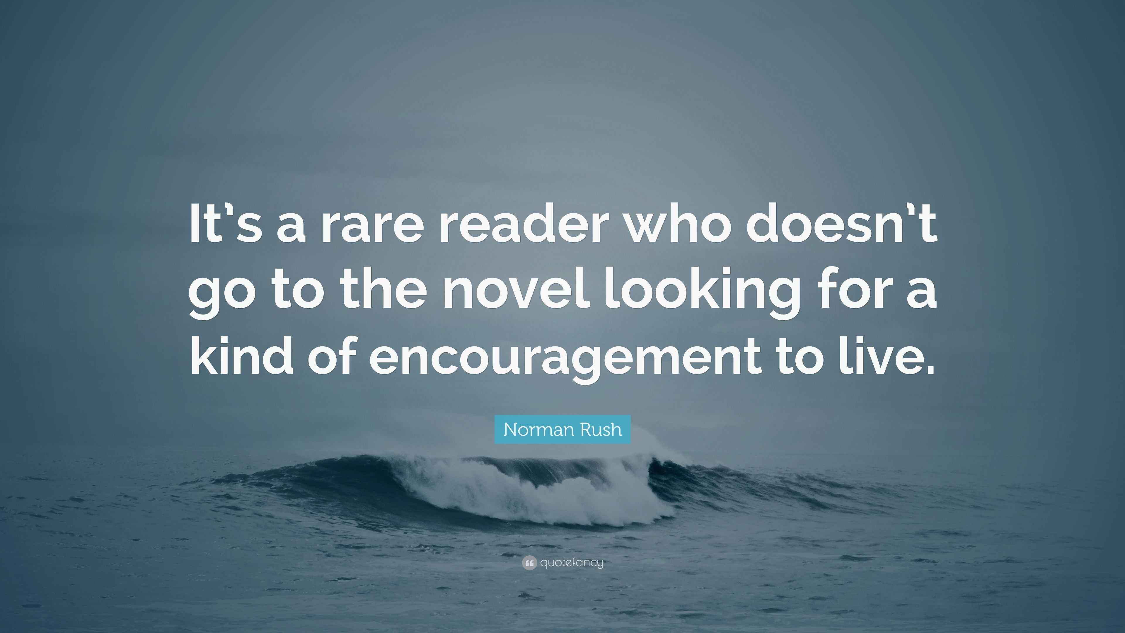 Norman Rush Quote: “It’s a rare reader who doesn’t go to the novel ...