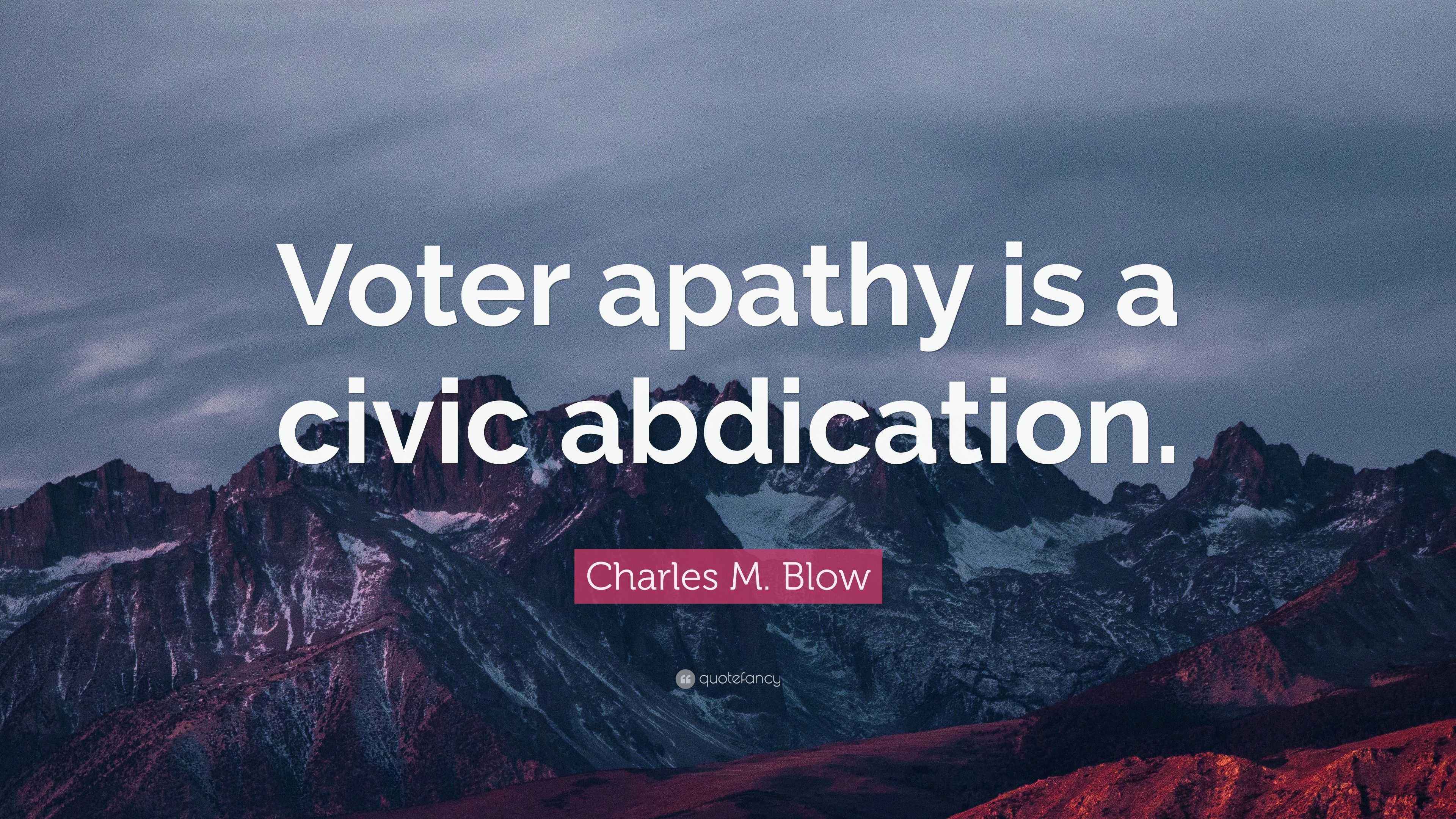 Voter Apathy Quotes