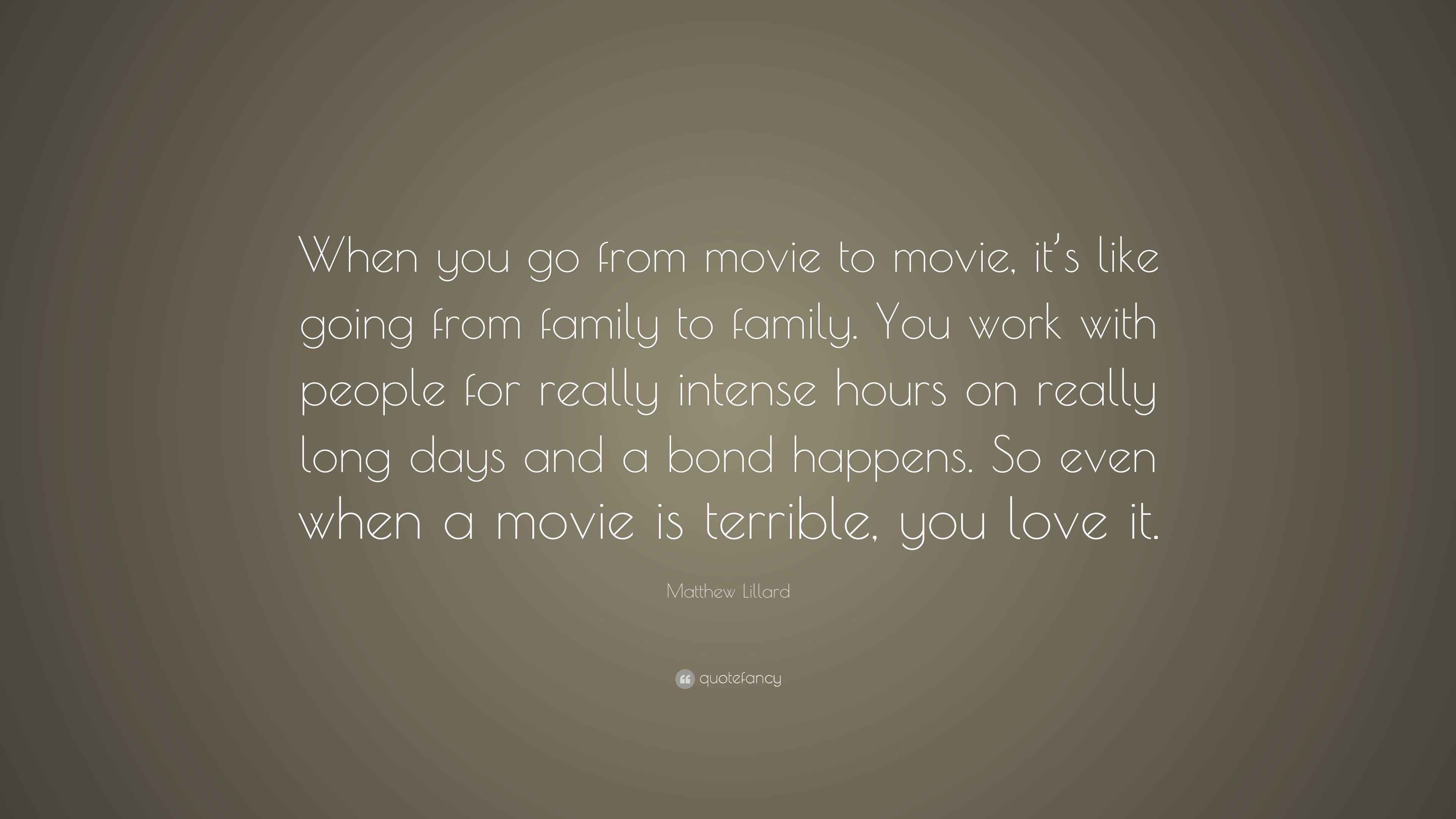 Matthew Lillard Quote: “When you go from movie to movie, it’s like ...