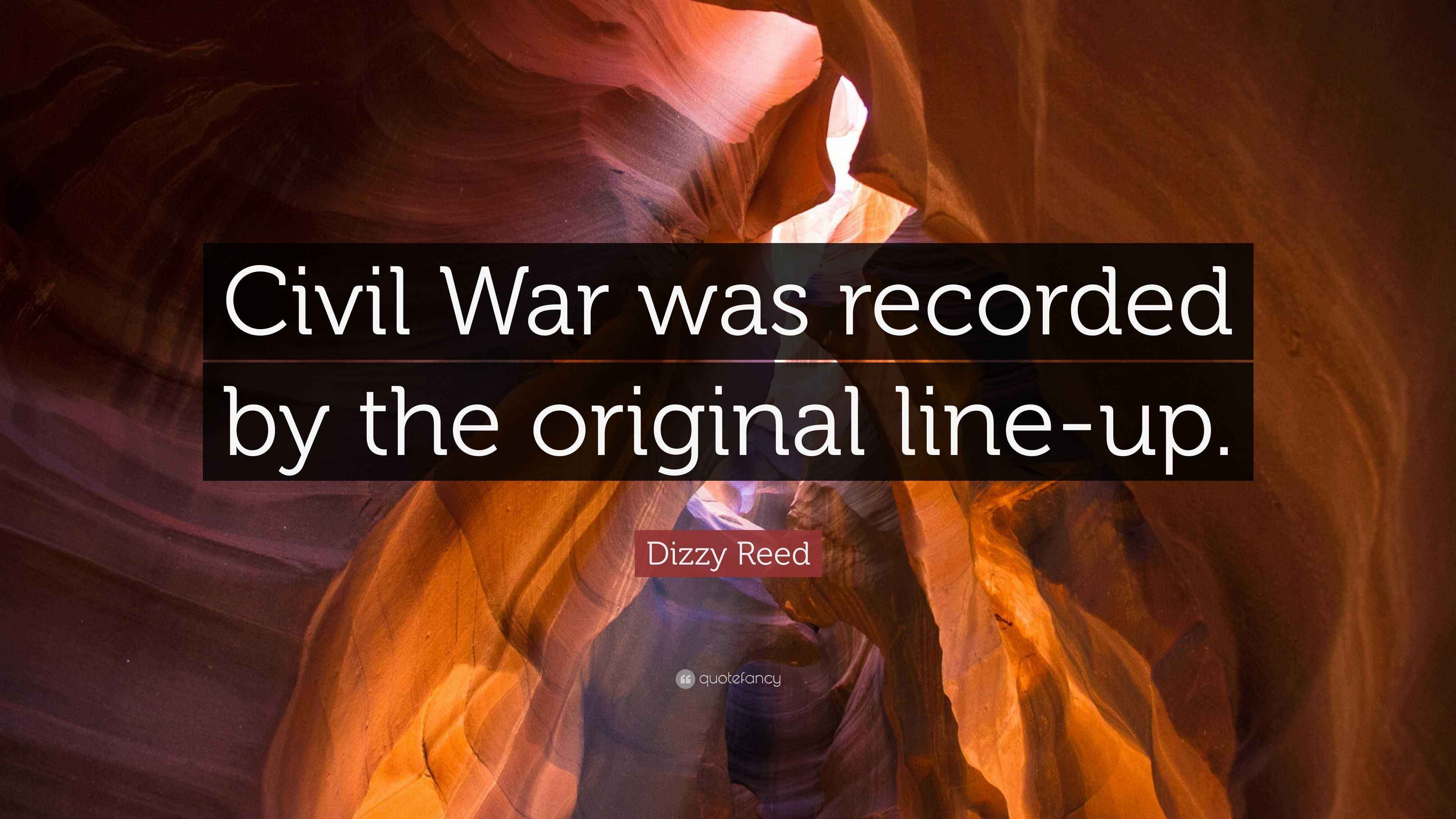 Dizzy Reed Quote: “Civil War was recorded by the original line-up.”