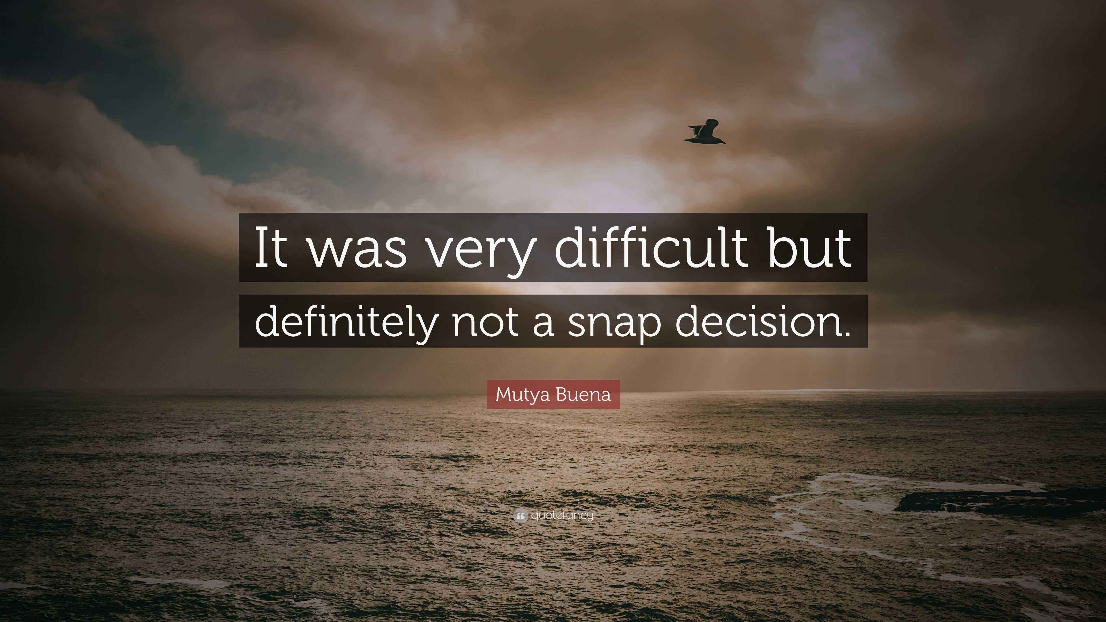 Mutya Buena Quote: “It was very difficult but definitely not a snap ...