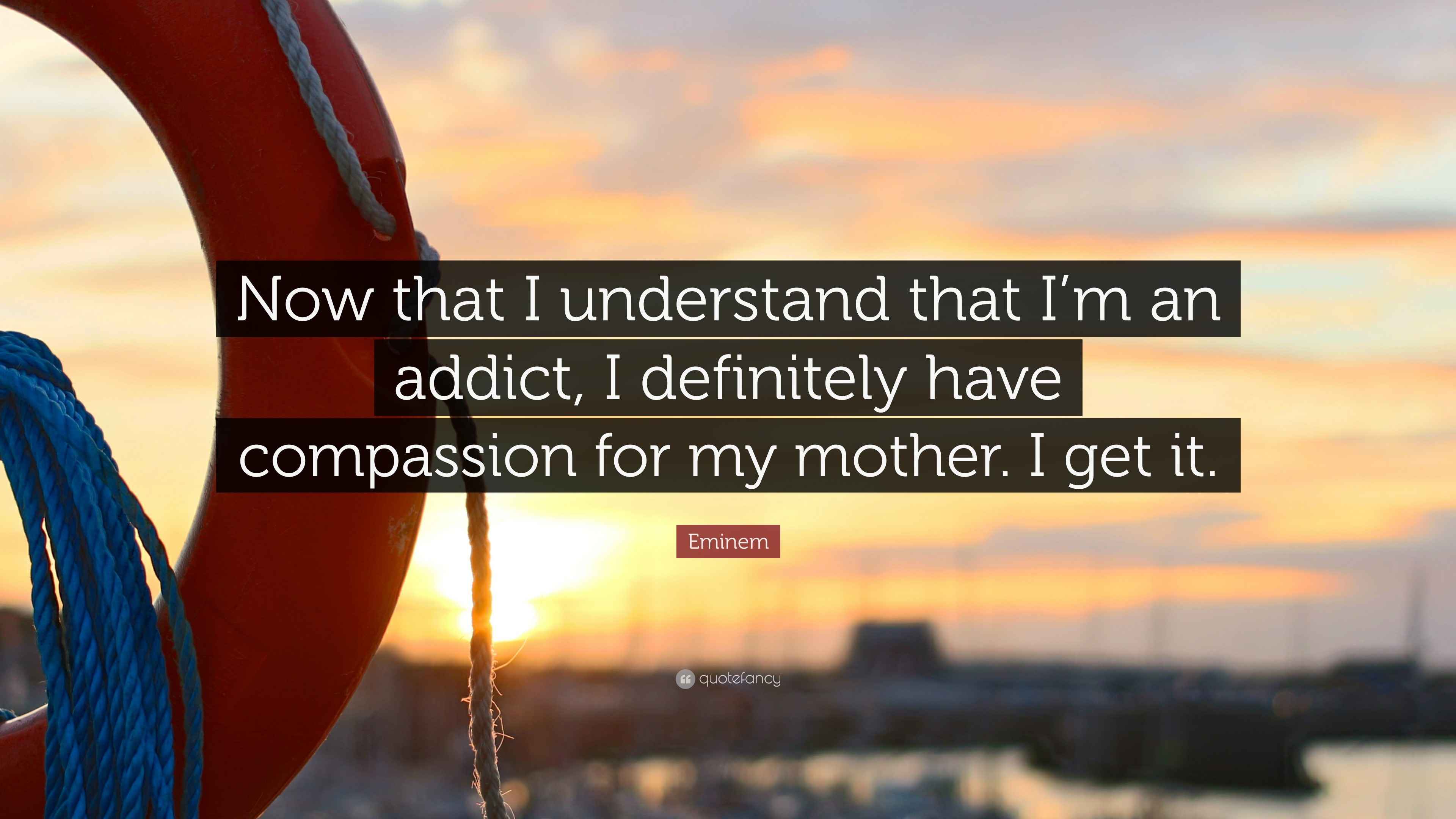 Eminem Quote: “Now that I understand that I’m an addict, I definitely ...